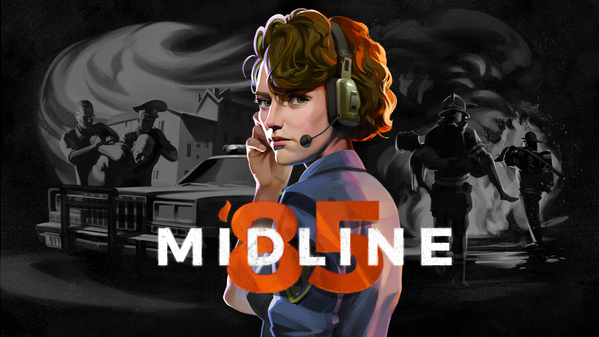 ArtStation - Key art to a developing game Midline'85.