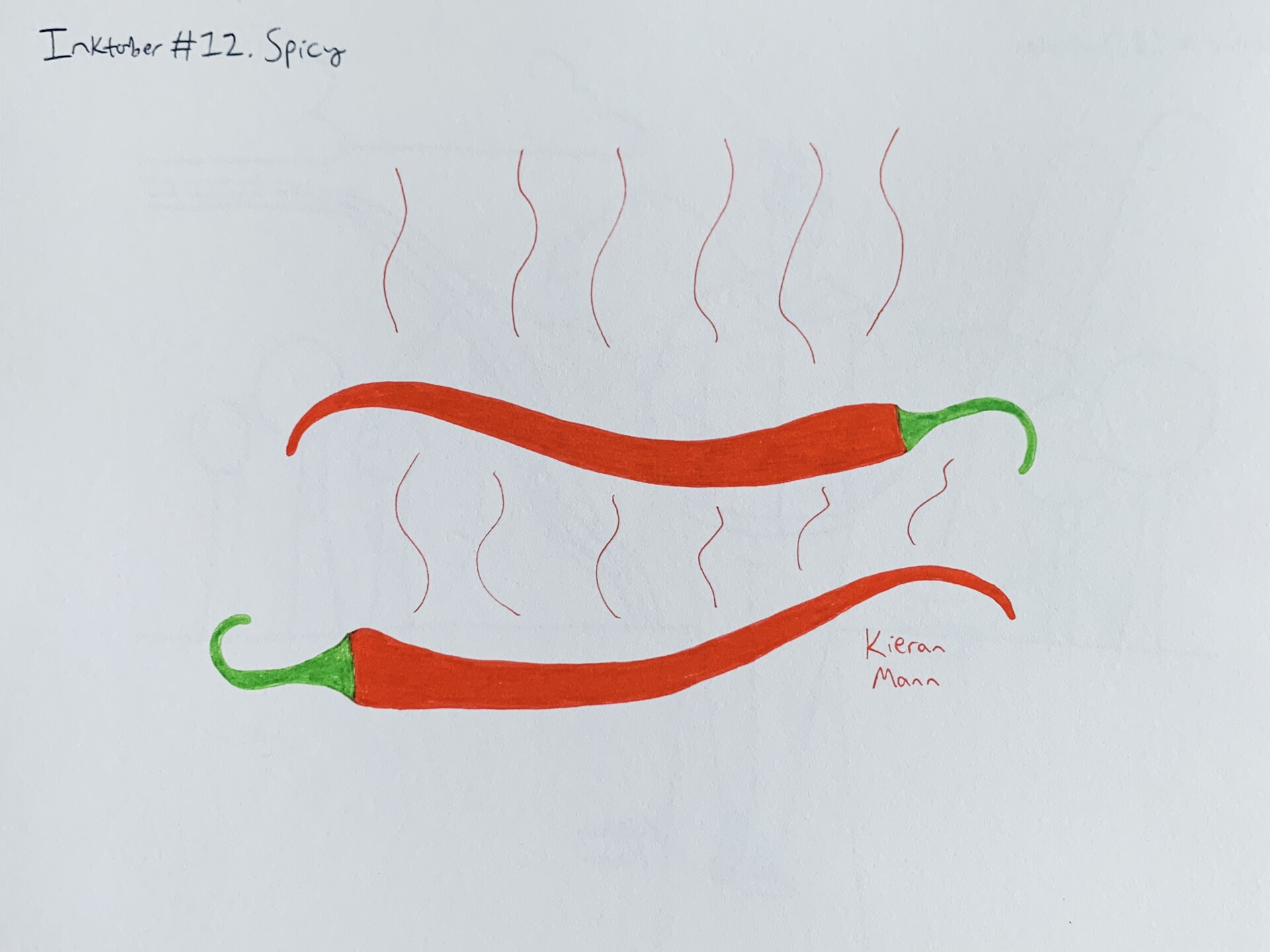 ArtStation - Inktober 2023 Day 12 - Spicy