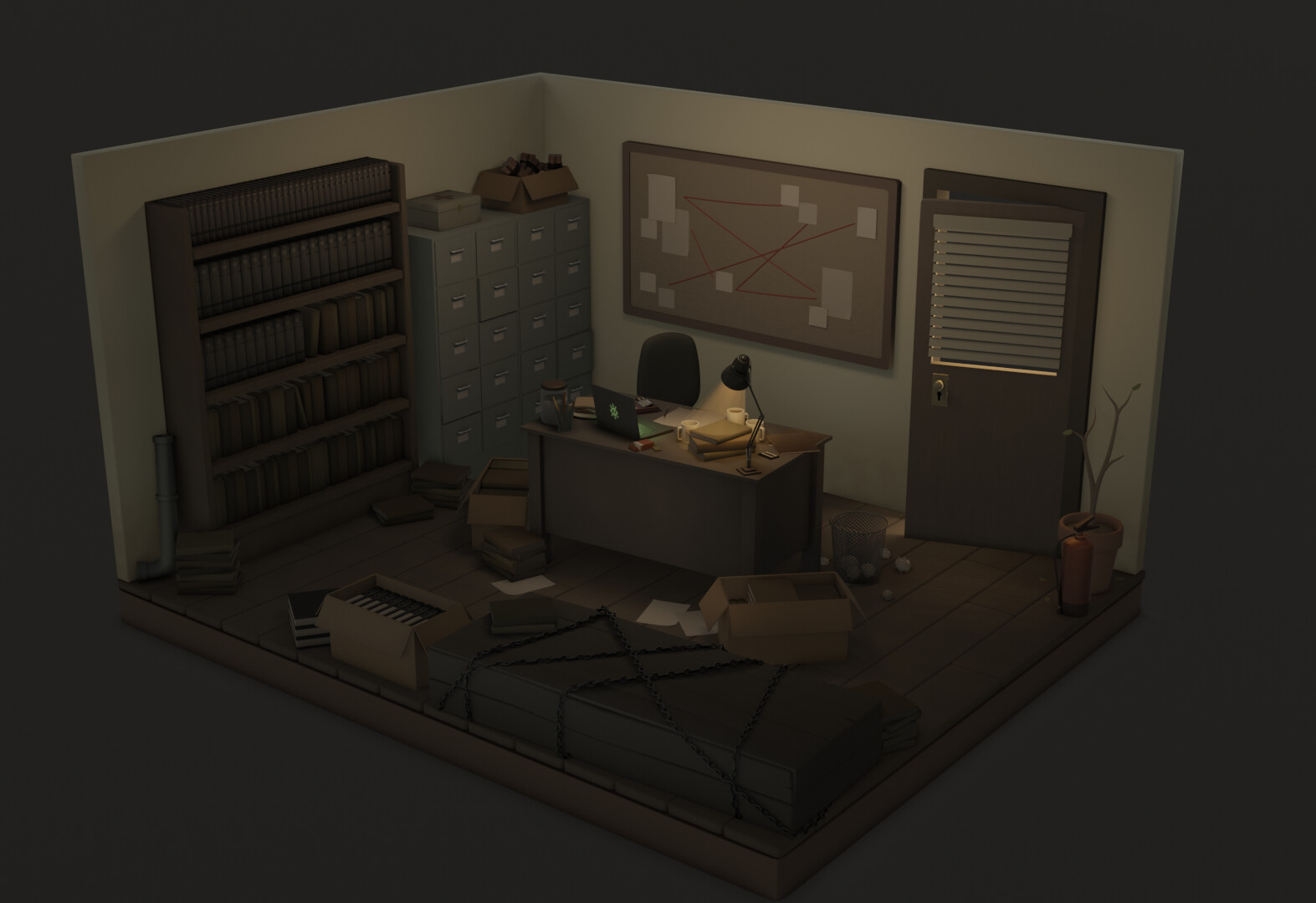 ArtStation - "The Archivist's Office"