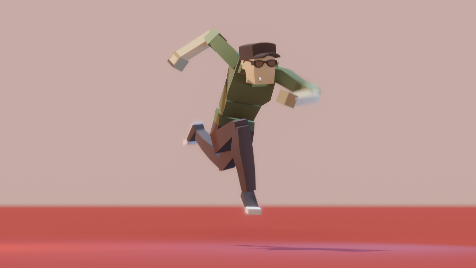 Running Man Dance Animation