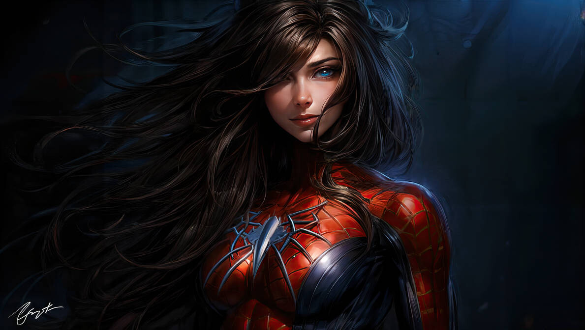 ArtStation - Fierce Protector: Spider-Woman's Quest by Heath Jett