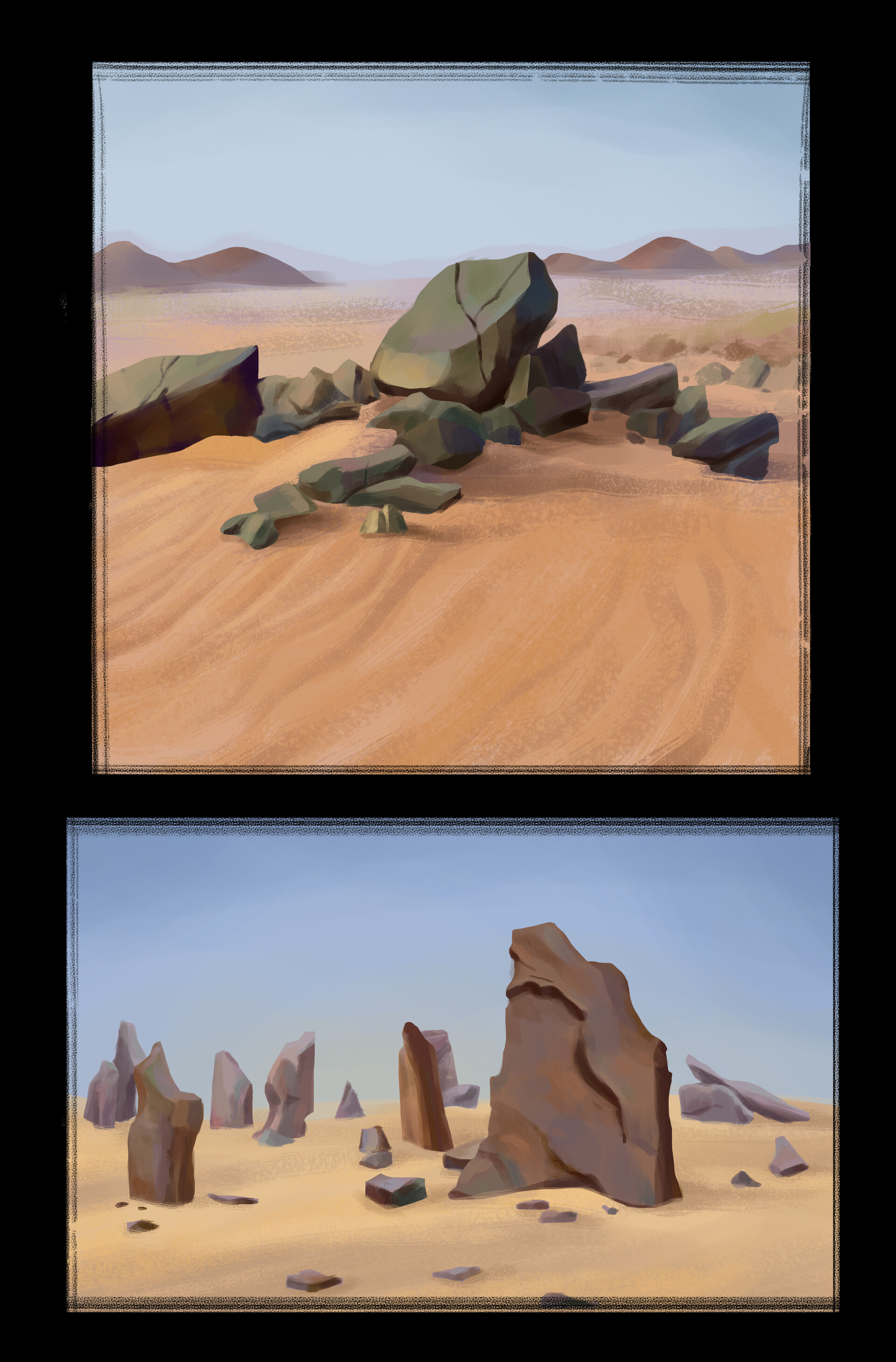 ArtStation - Color Landscape Studies