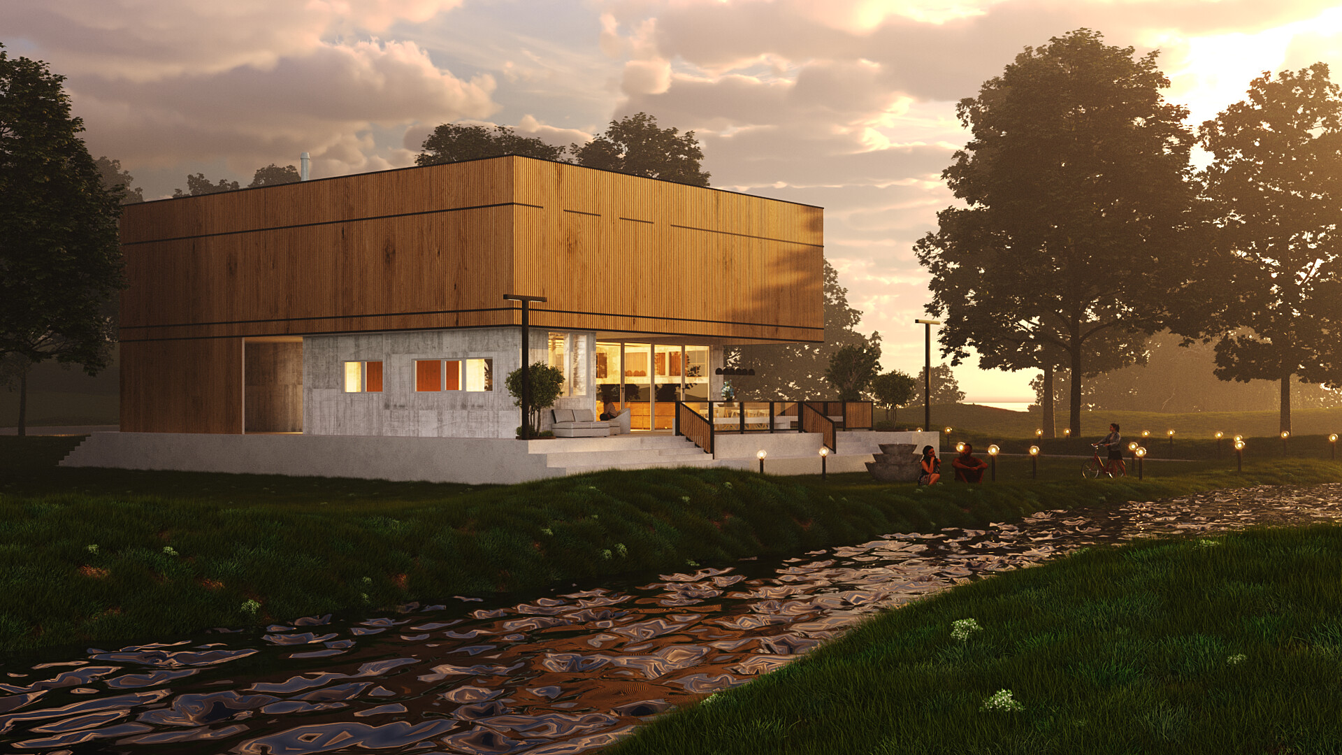 ArtStation - Evening home