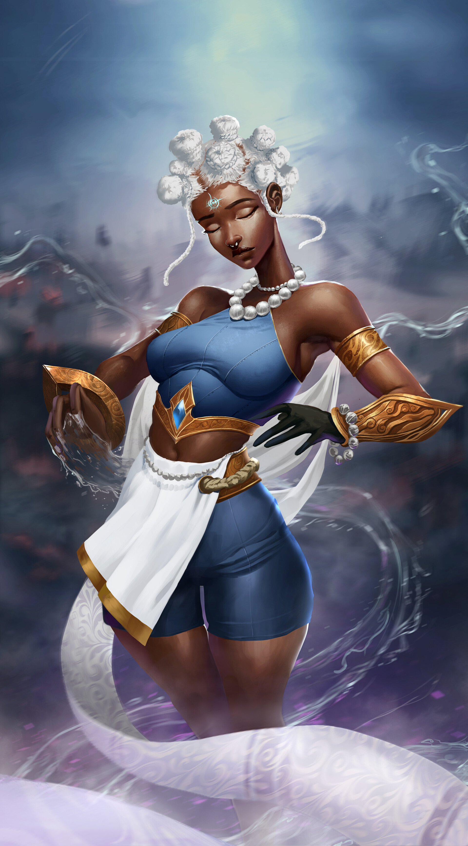 Divine Isaac - Elysia Character Illustration