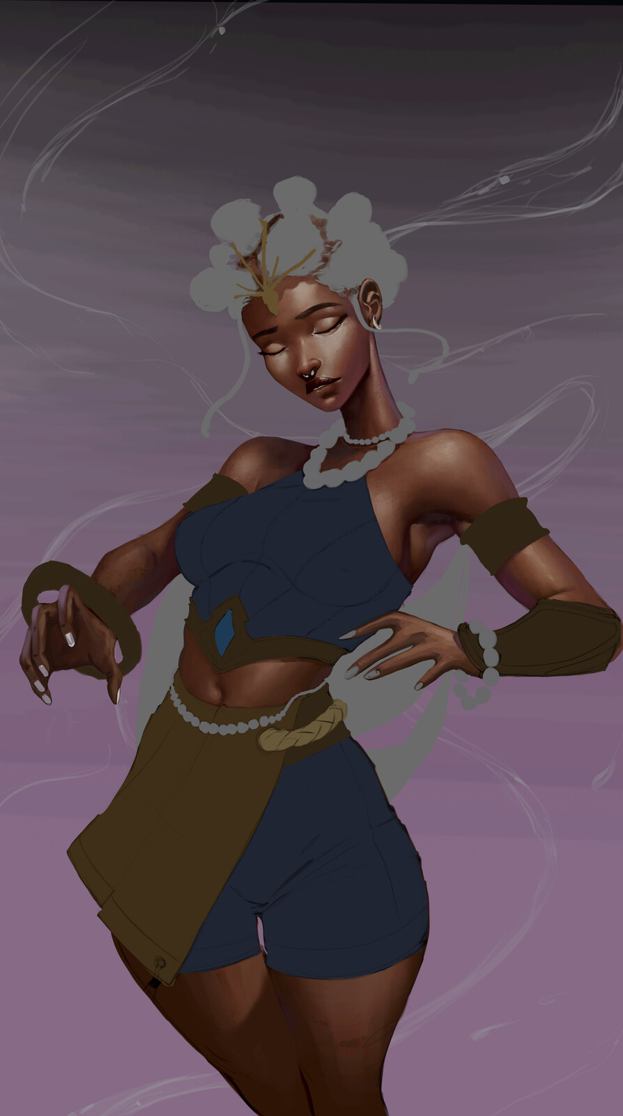 Divine Isaac - Elysia Character Illustration