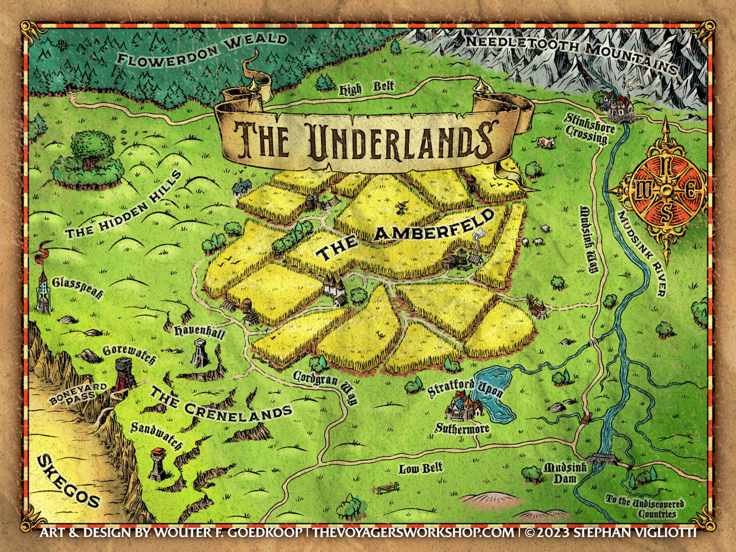 Wouter F. Goedkoop - Map of the Underlands