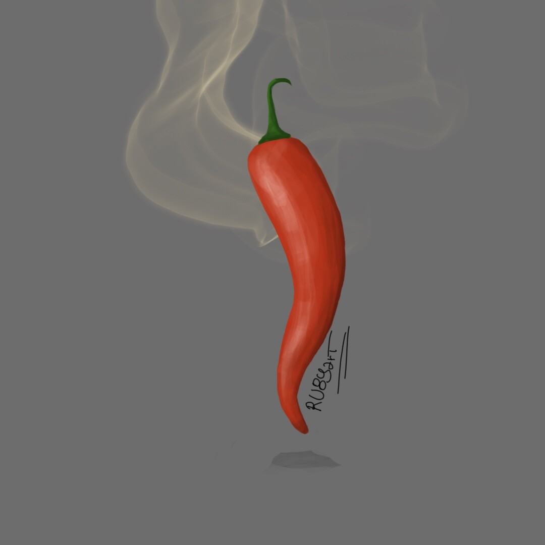 ArtStation - Inktober day 11- SPICY 🌶️