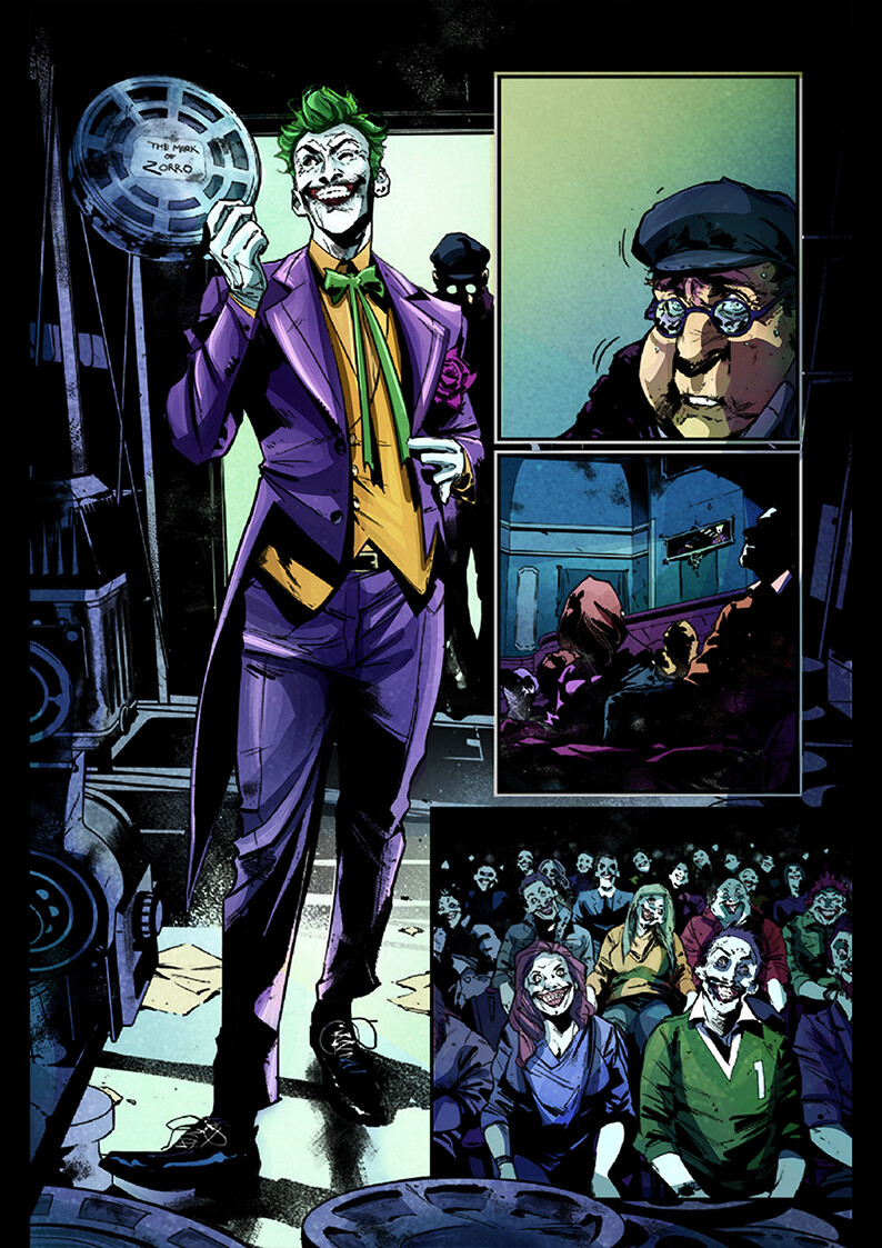 ArtStation - Batman 95, DC Comics (Inks: Jorge Jiménez) Color Test