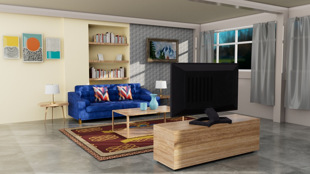 ArtStation - Sala_Tv