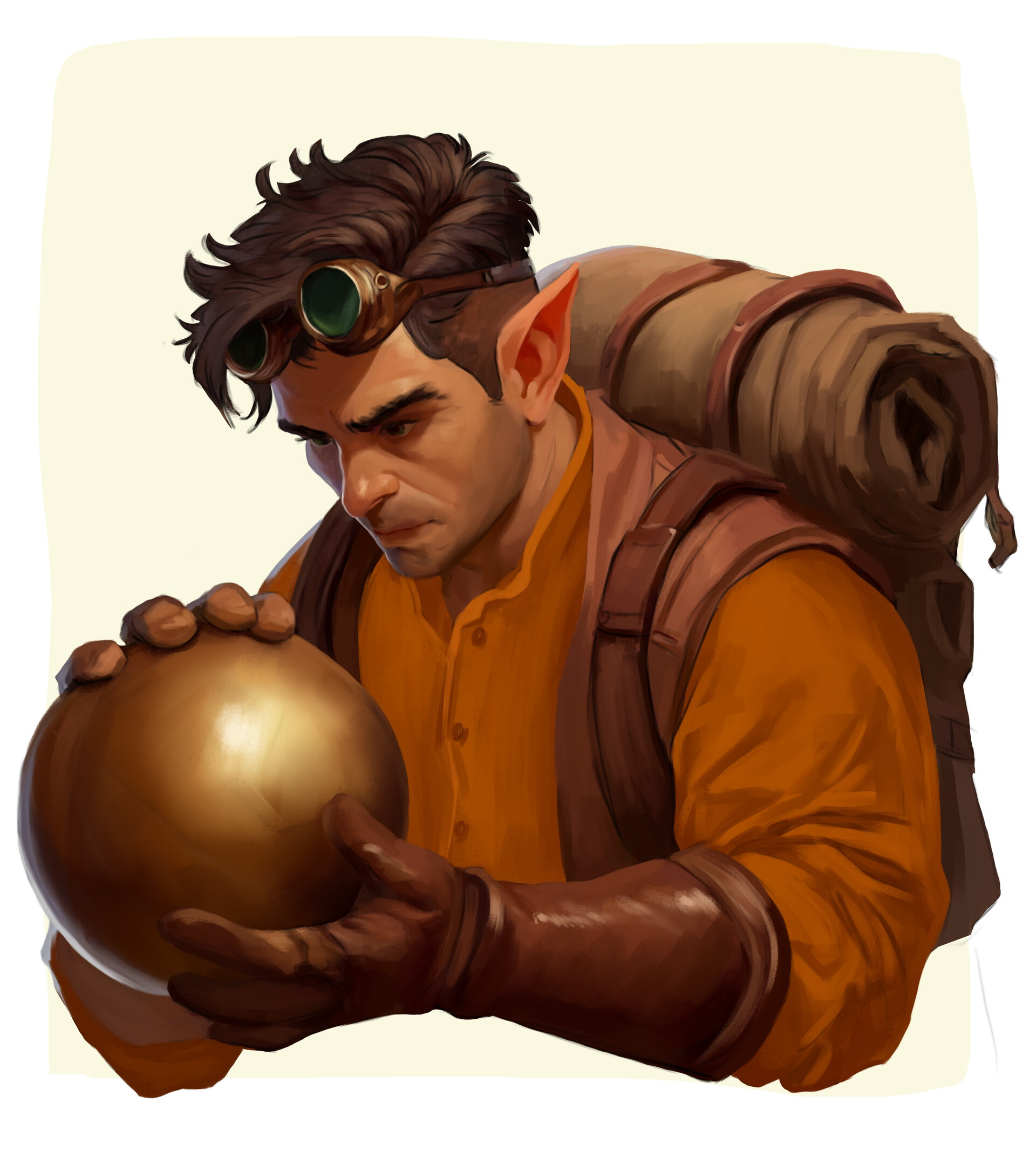 ArtStation - Gerby pondering his orb (Rendering Practice)