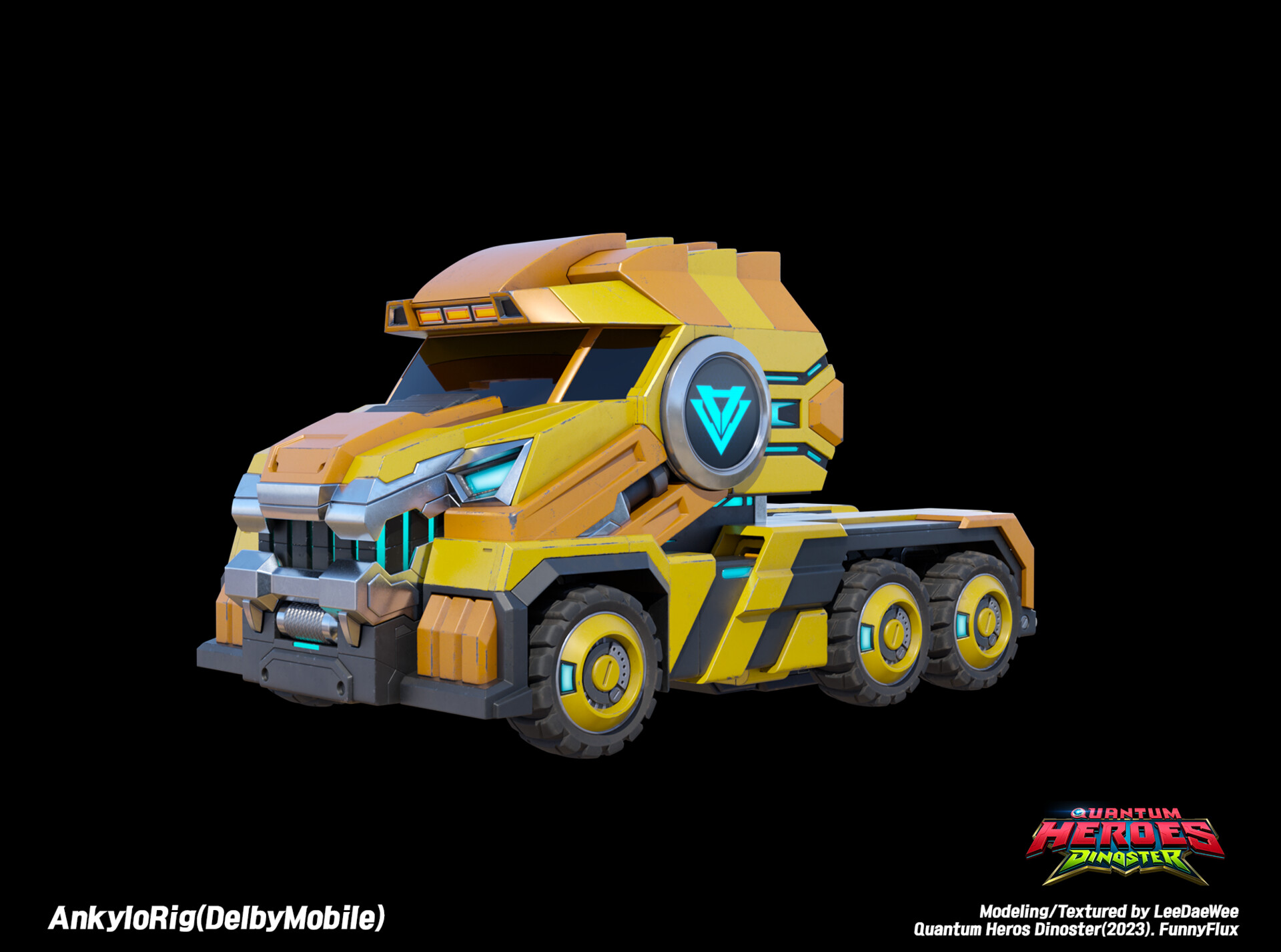 David Lee - QuantumHeros Dinoster - AnkyloRig
