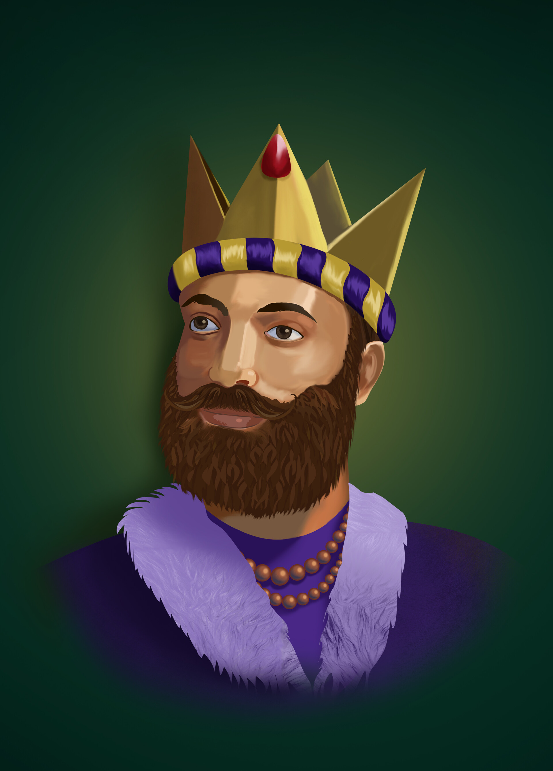 ArtStation - Mahmud Ghazni Digital portrait