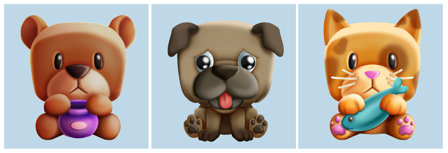 ArtStation - Match 3 Icons