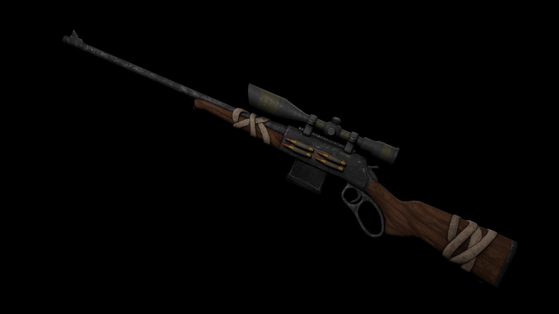 ArtStation - Stylized Hunter Rifle