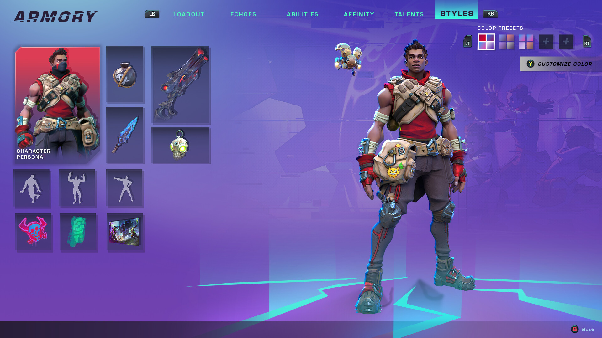 Dan Heit - Wayfinder- Menu Art & UX