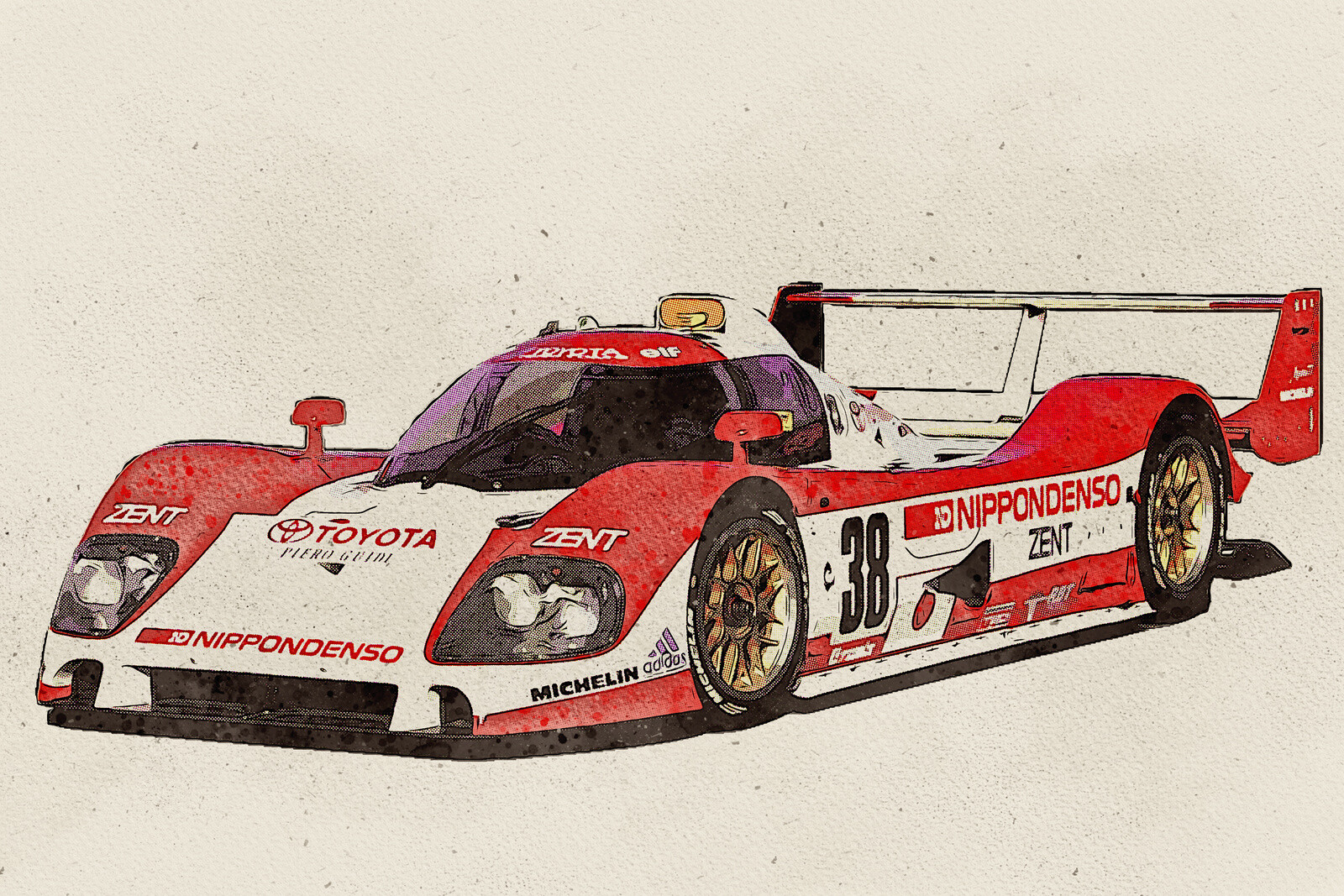 ArtStation - Toyota TS010 Le Mans 1993