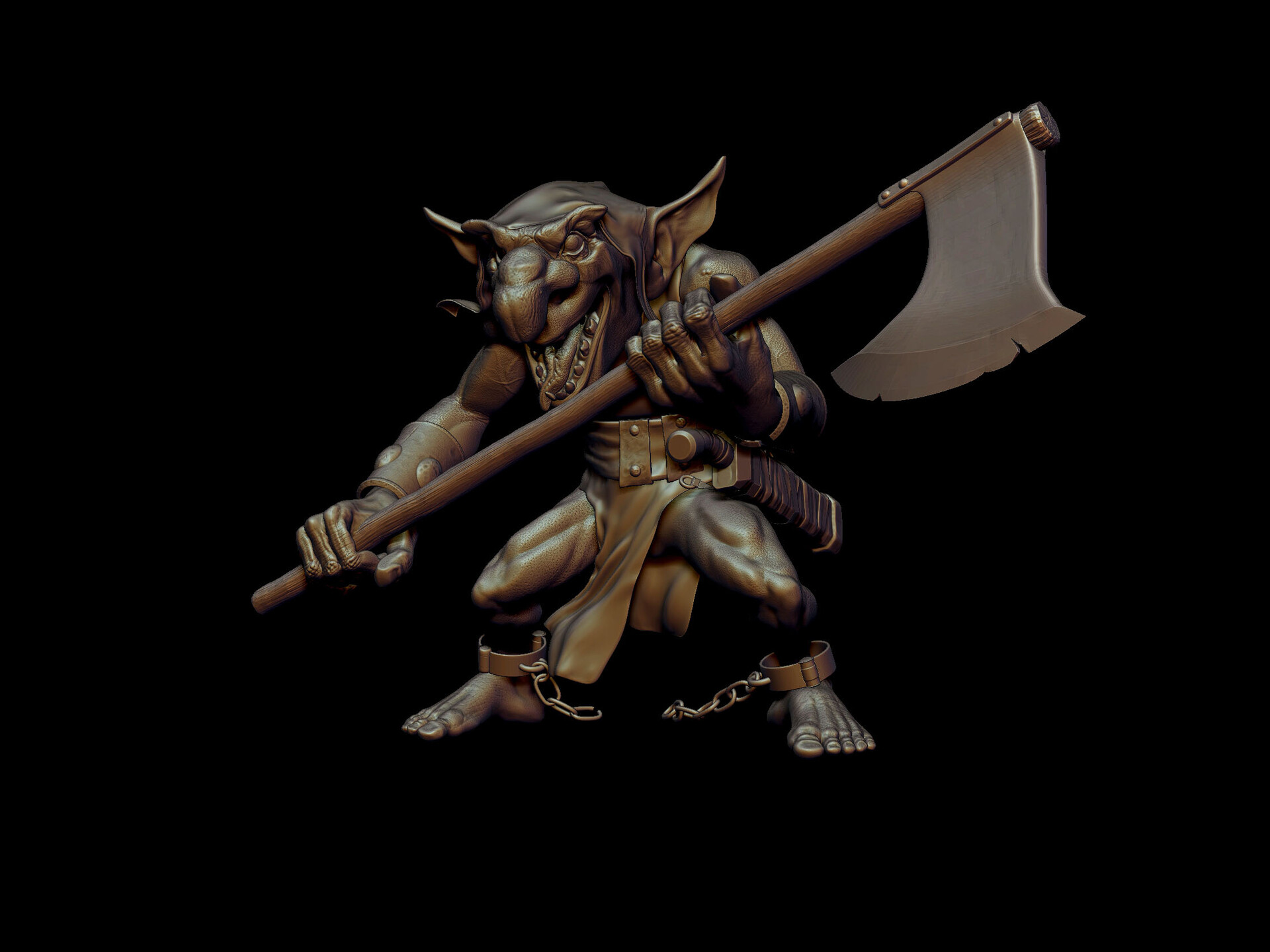 ArtStation - Filipe Pagliuso Goblin - Study