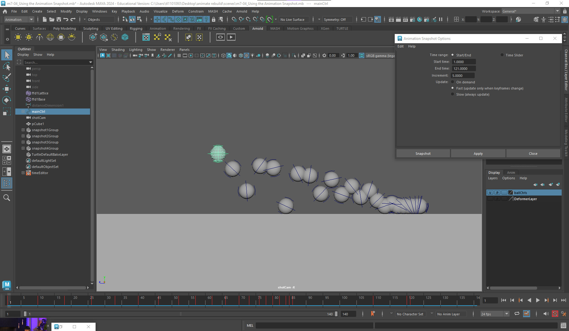 ArtStation - Animation Week 1