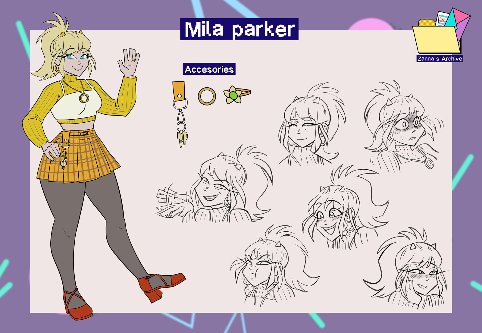 Rollito - Mila Parker (Zanna's Archive) - Character Design