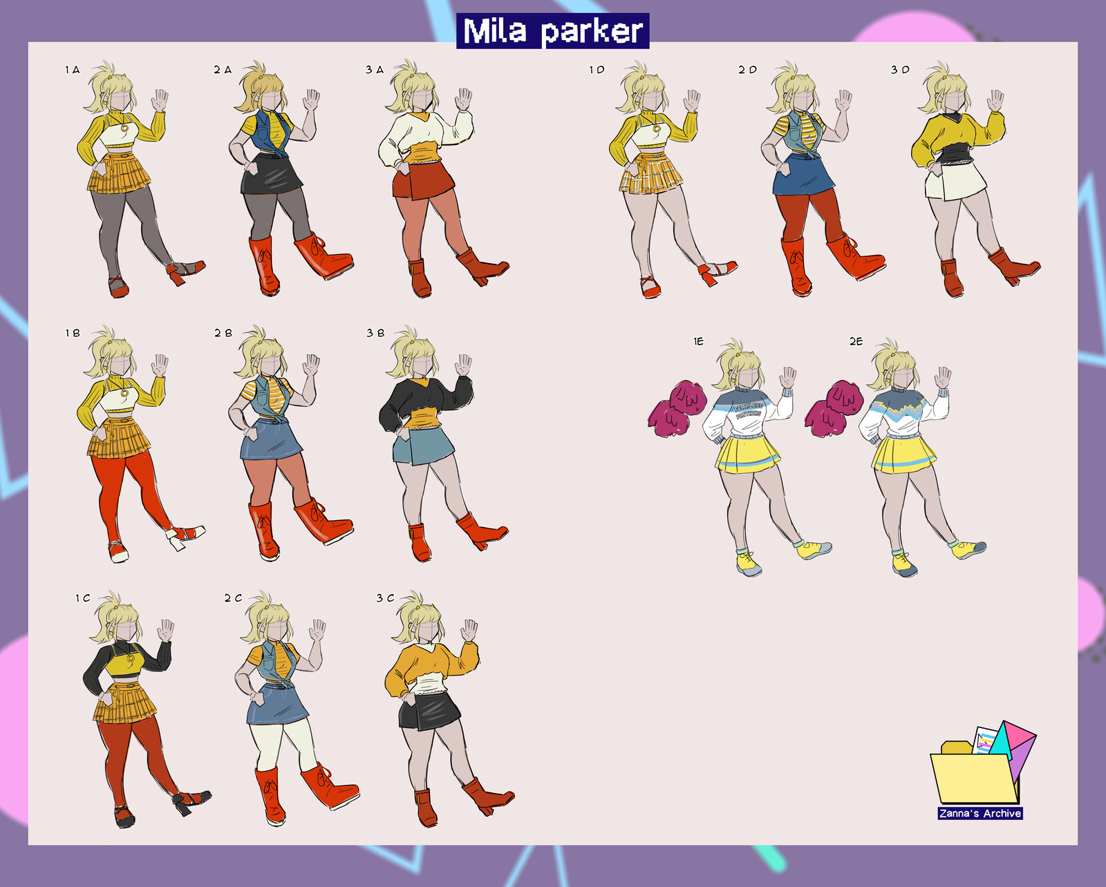 Rollito - Mila Parker (Zanna's Archive) - Character Design