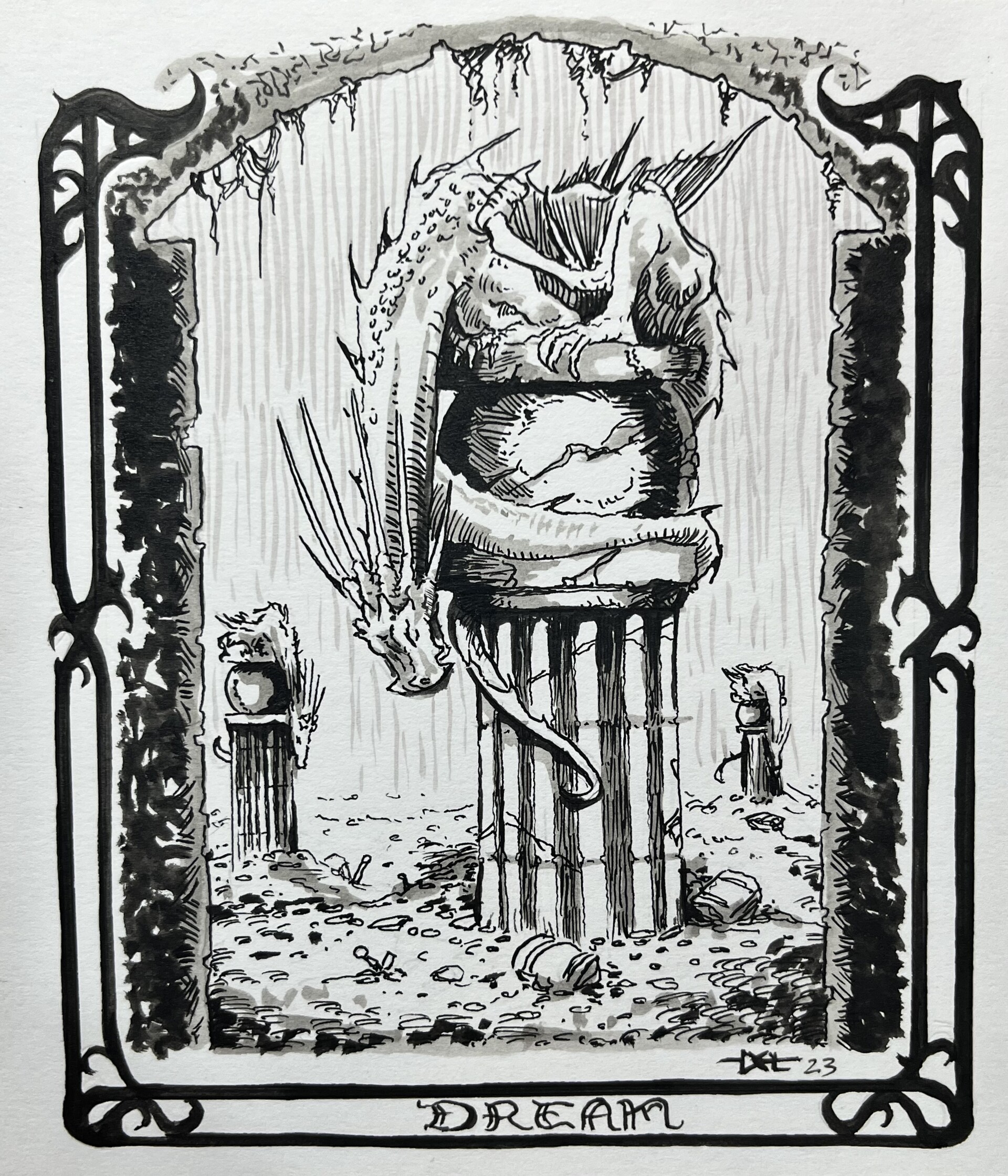 ArtStation - Inktober Day 1: Dream