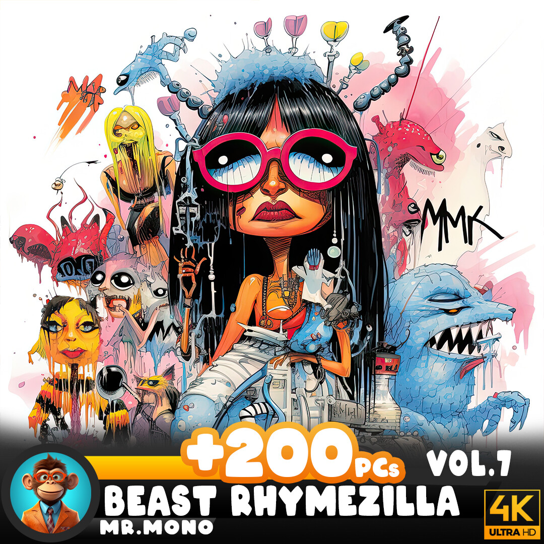 Mr.mono - Beast Rhymezilla Vol.7 | Reference Images