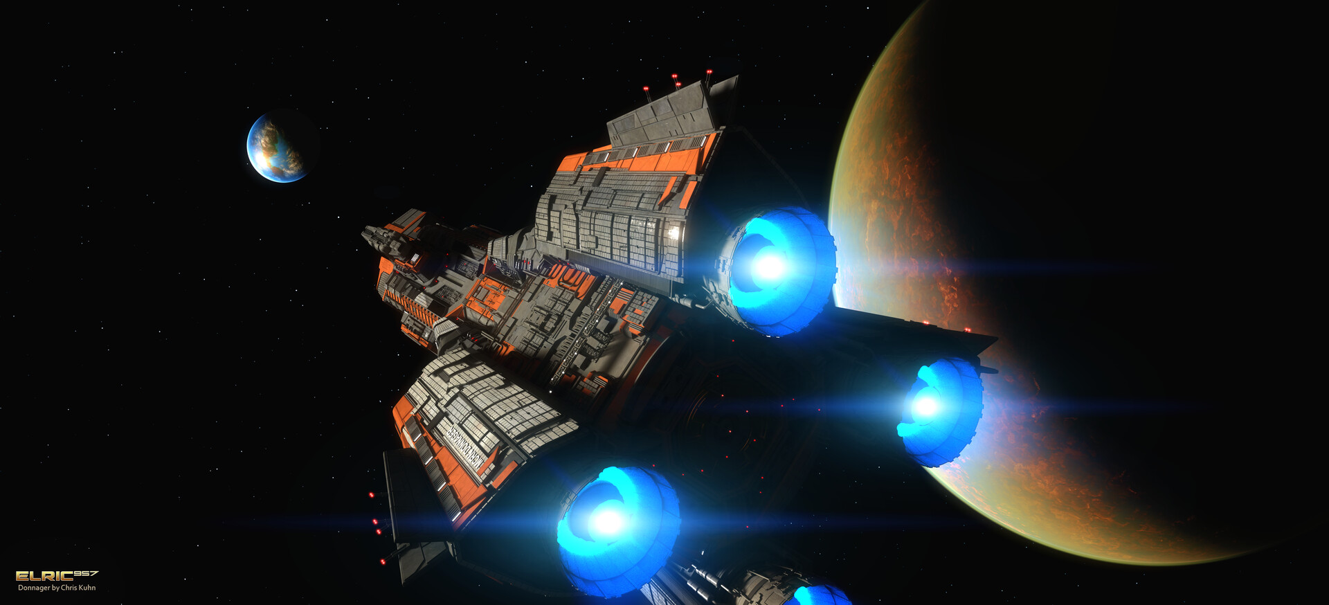 ArtStation - Donnager arriving