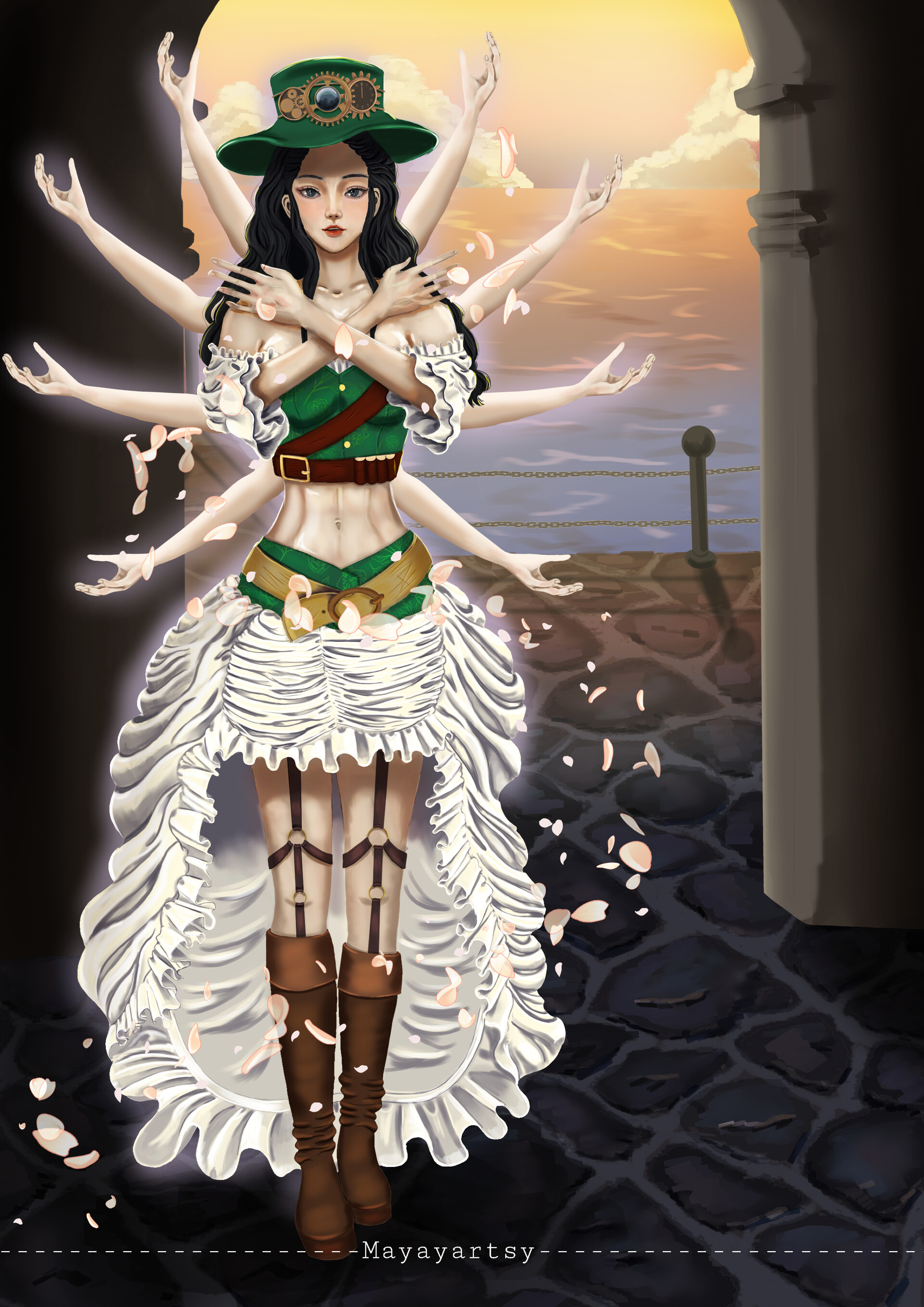 ArtStation - Nico Robin - One Piece in Steampunk