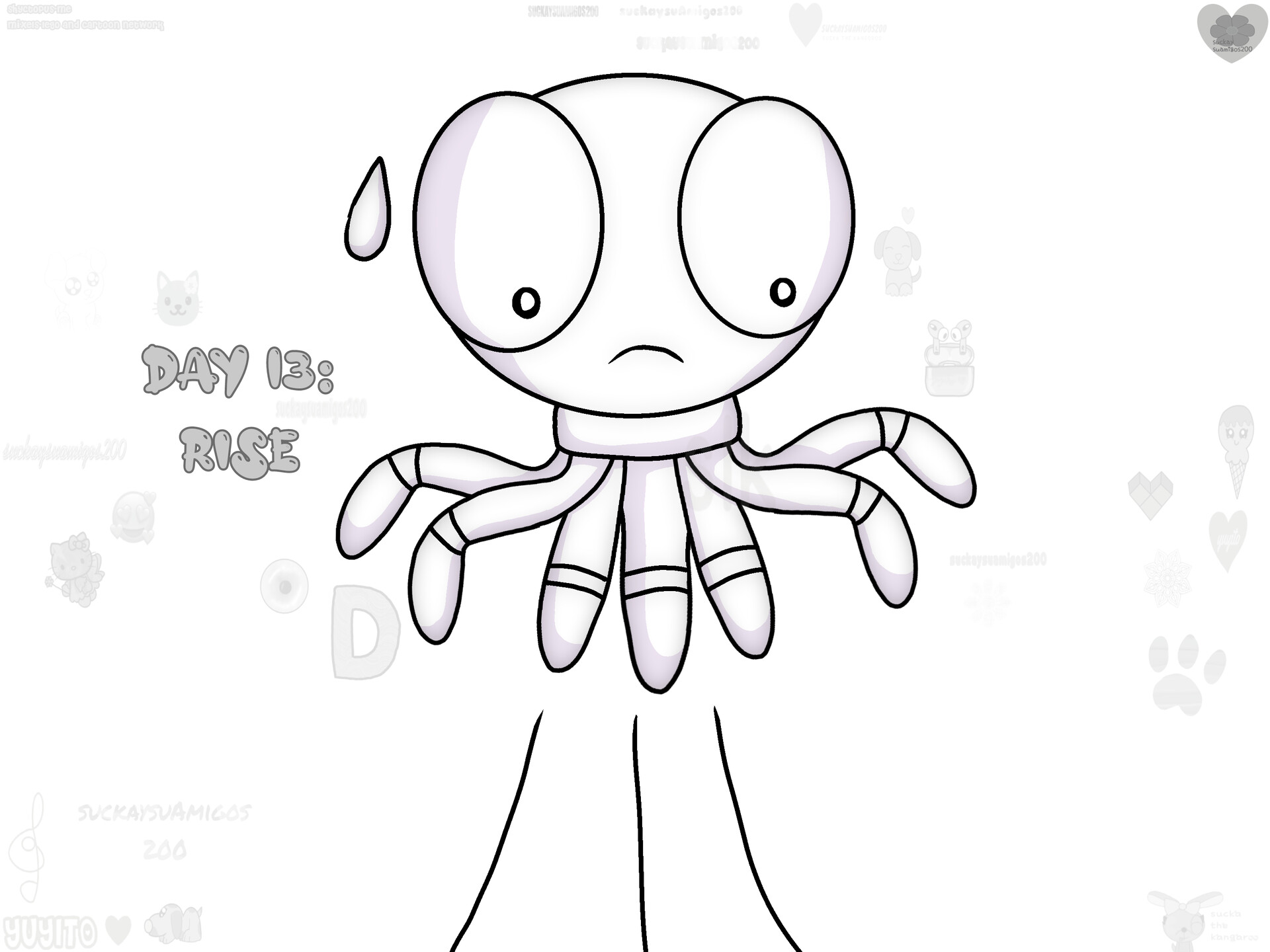 ArtStation - Inktober 2023 Day 13: rise