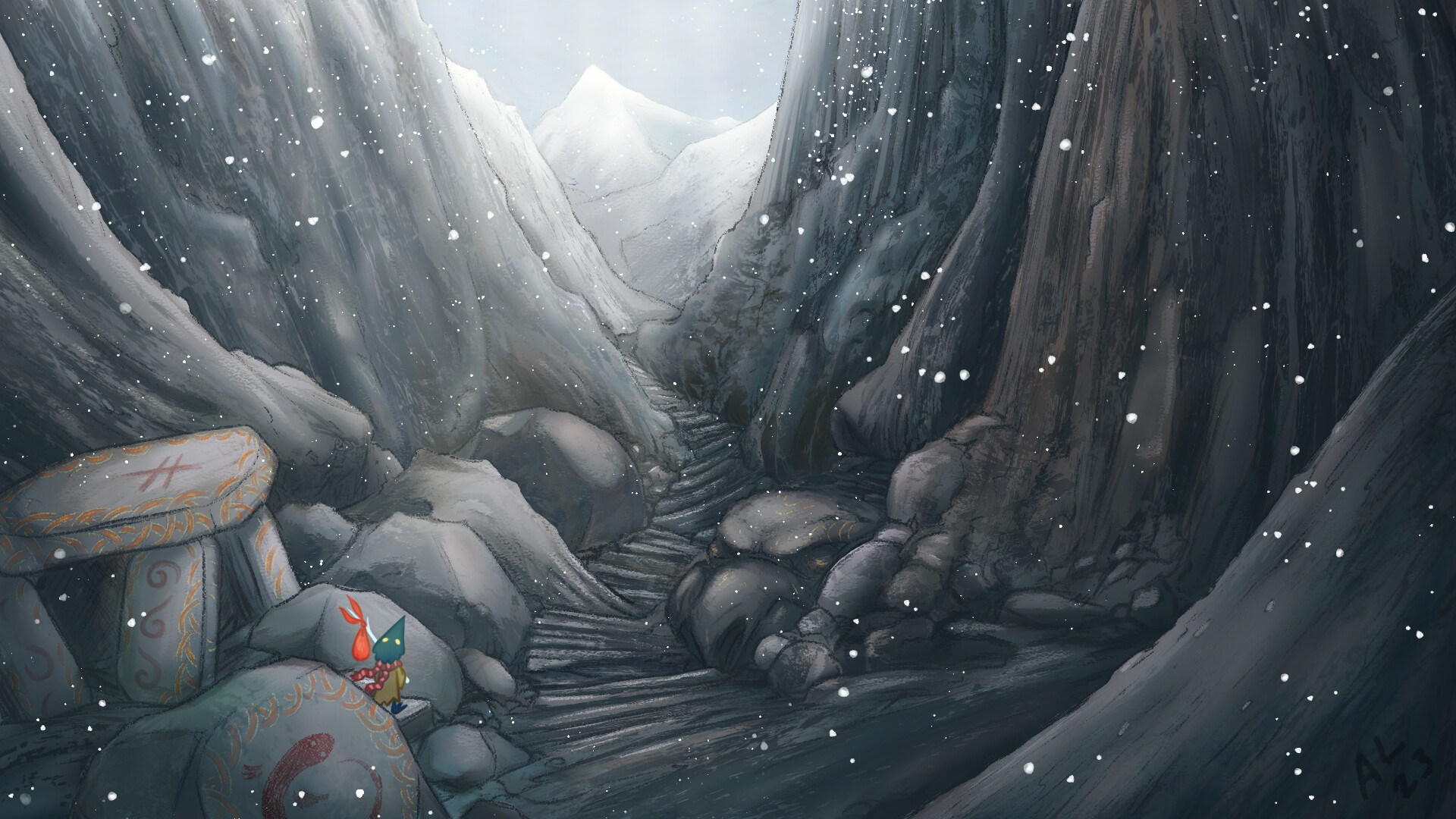 ArtStation - Mountain Path Concept Art