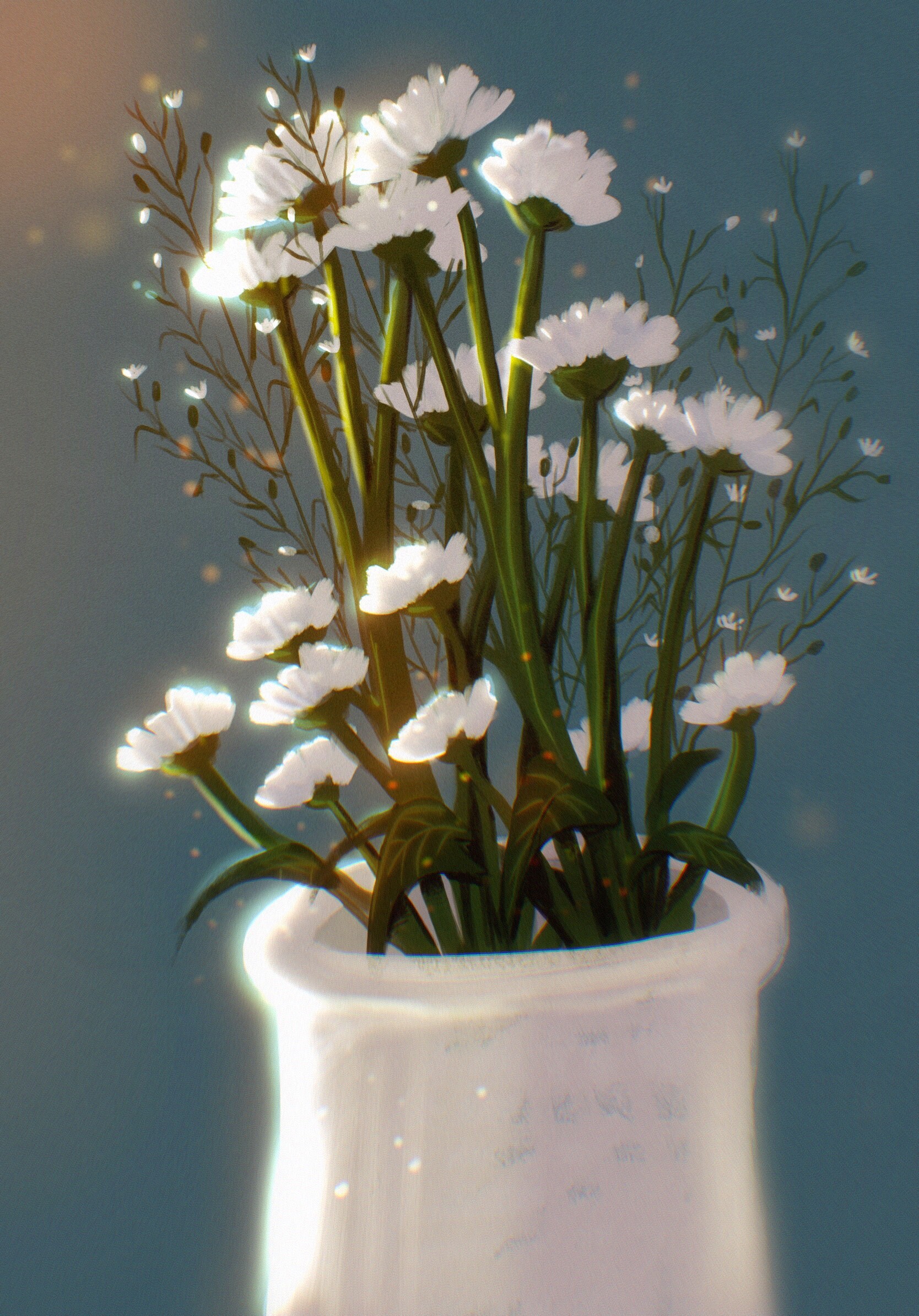 ArtStation - Flower (practice painting)
