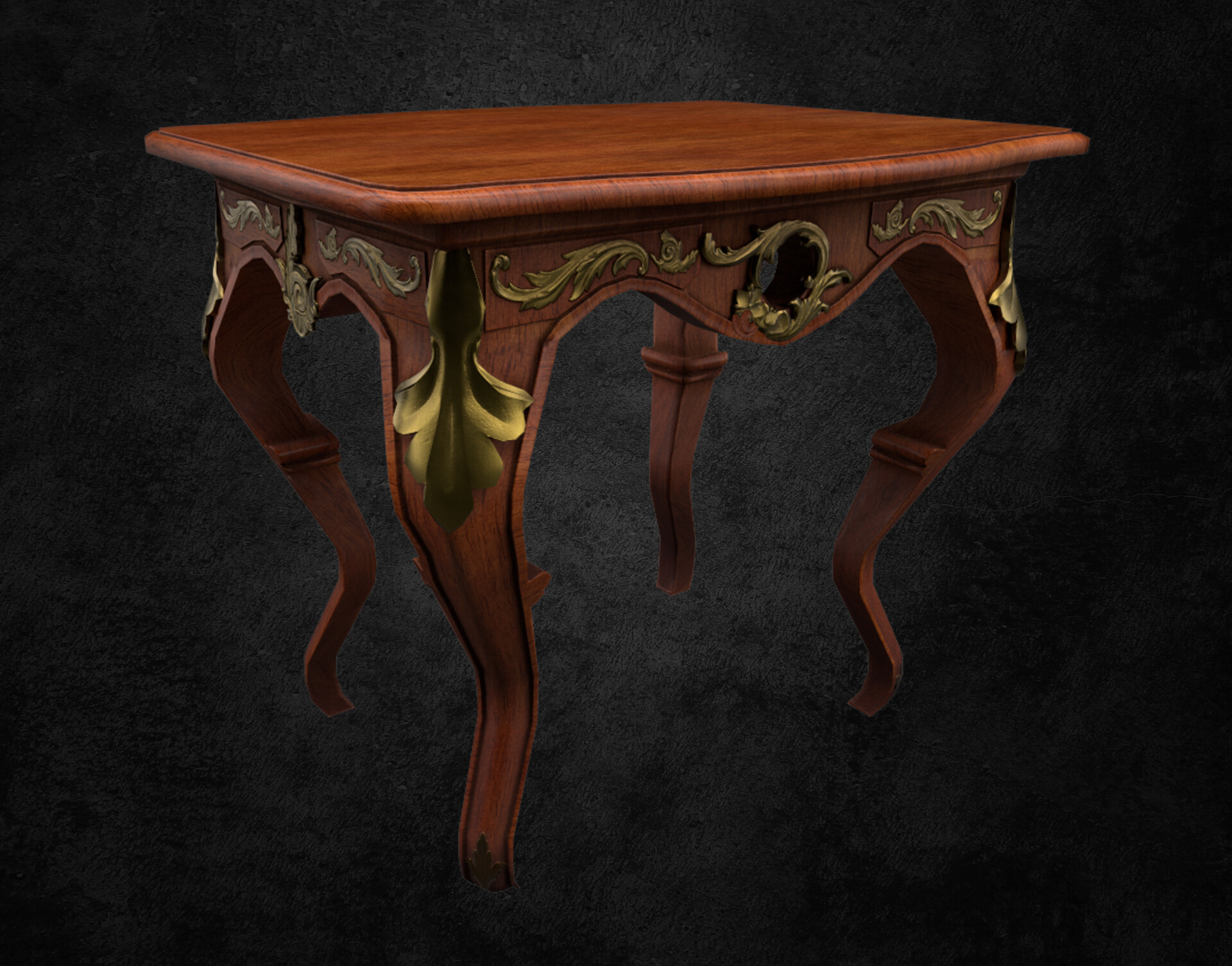 ArtStation - Antique 3D Table Model