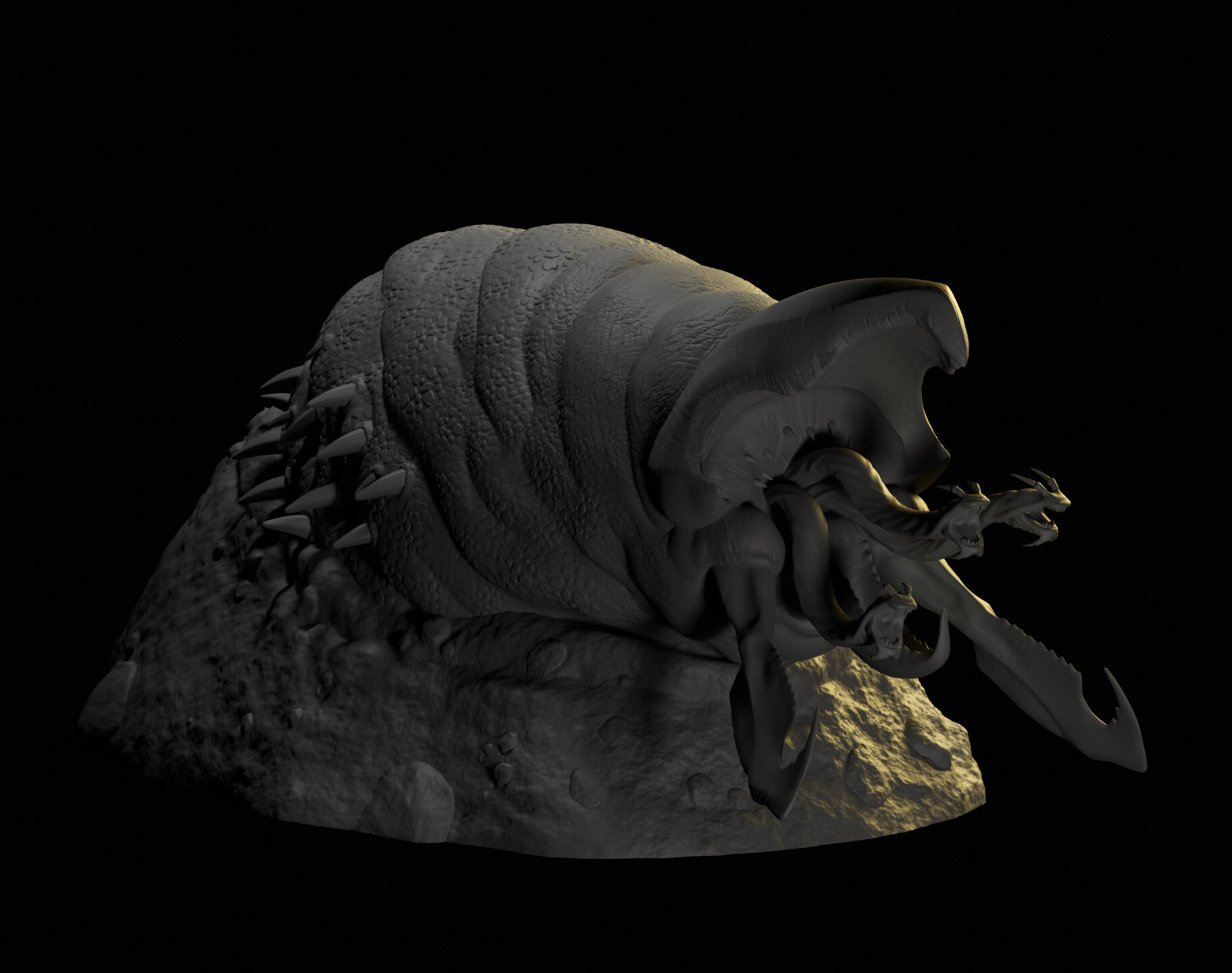 ArtStation - Graboid - Tremors fanart