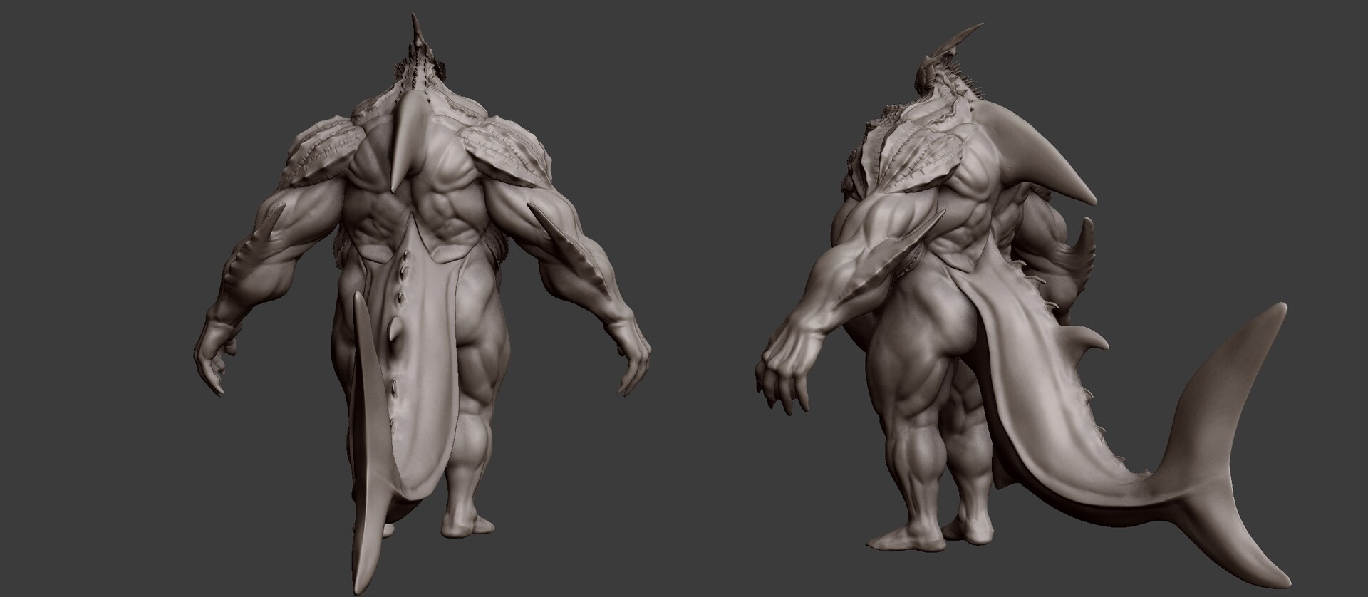 sunggil lee - Fishman creature concept