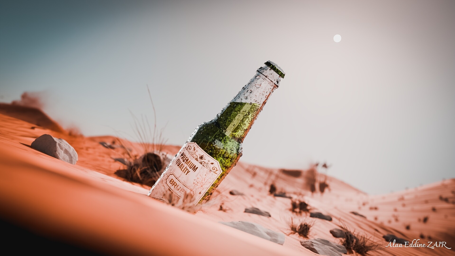 ArtStation - Cold Product Bottle Visualization