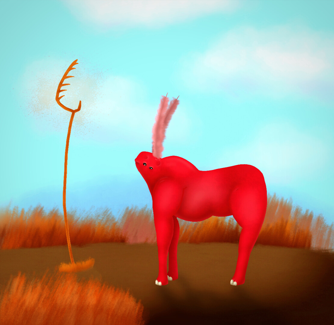 ArtStation - Red Alien