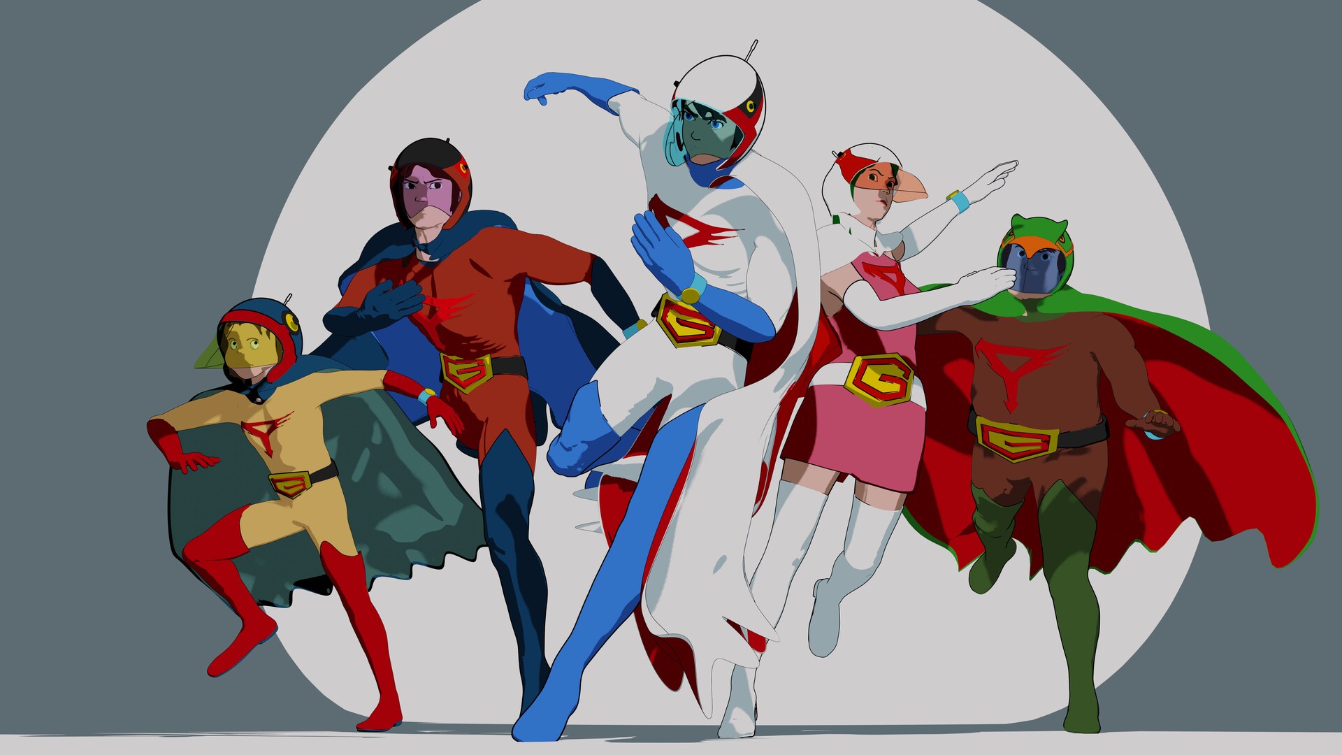 ArtStation - Science Ninja Team Gatchaman