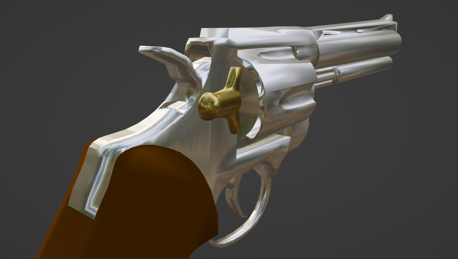 ArtStation - Revolver Low Poly (Animated Loading)