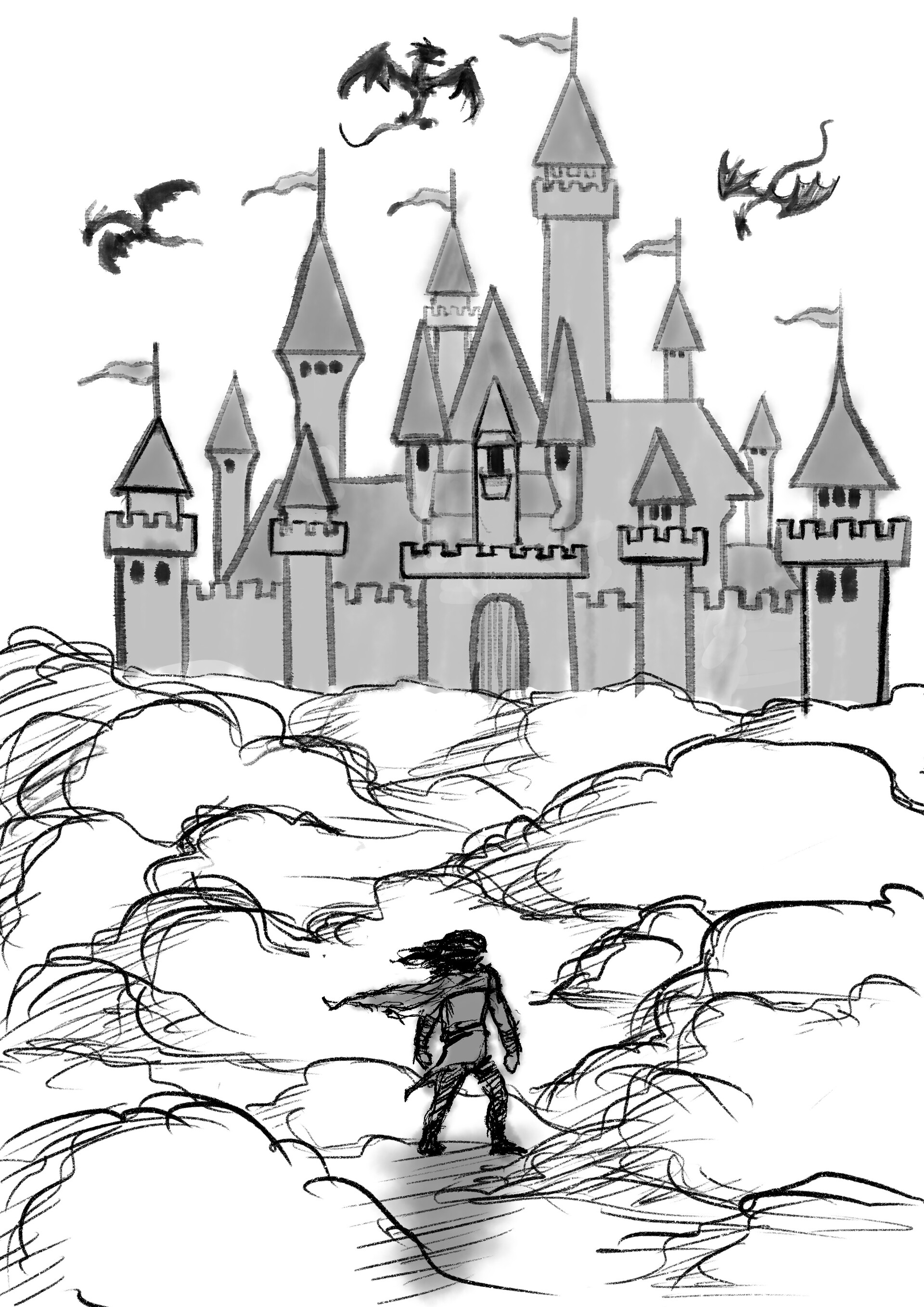 ArtStation - Inktober 2023 Day 14 Castle