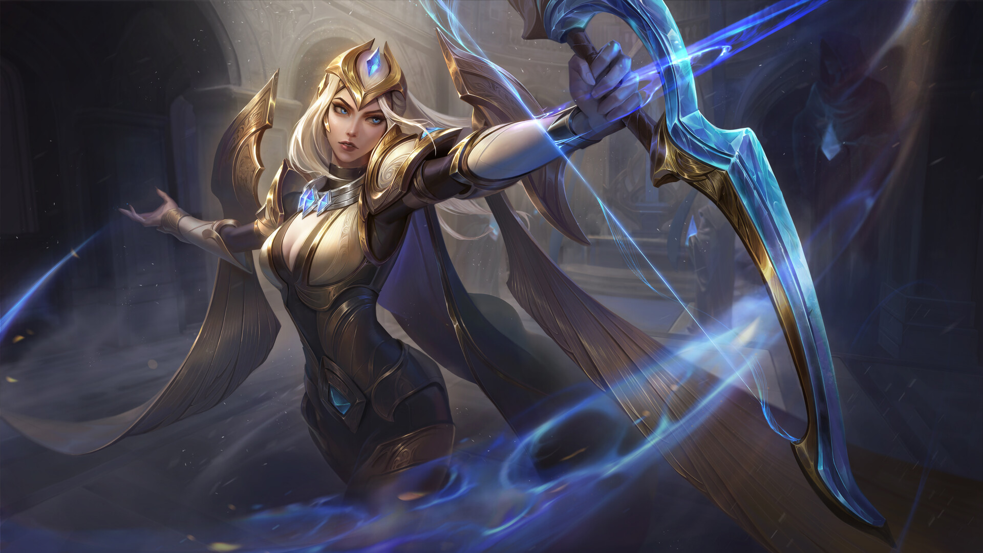 ArtStation - PROJECT:（Champion Ashe Golden Chroma）_ashe