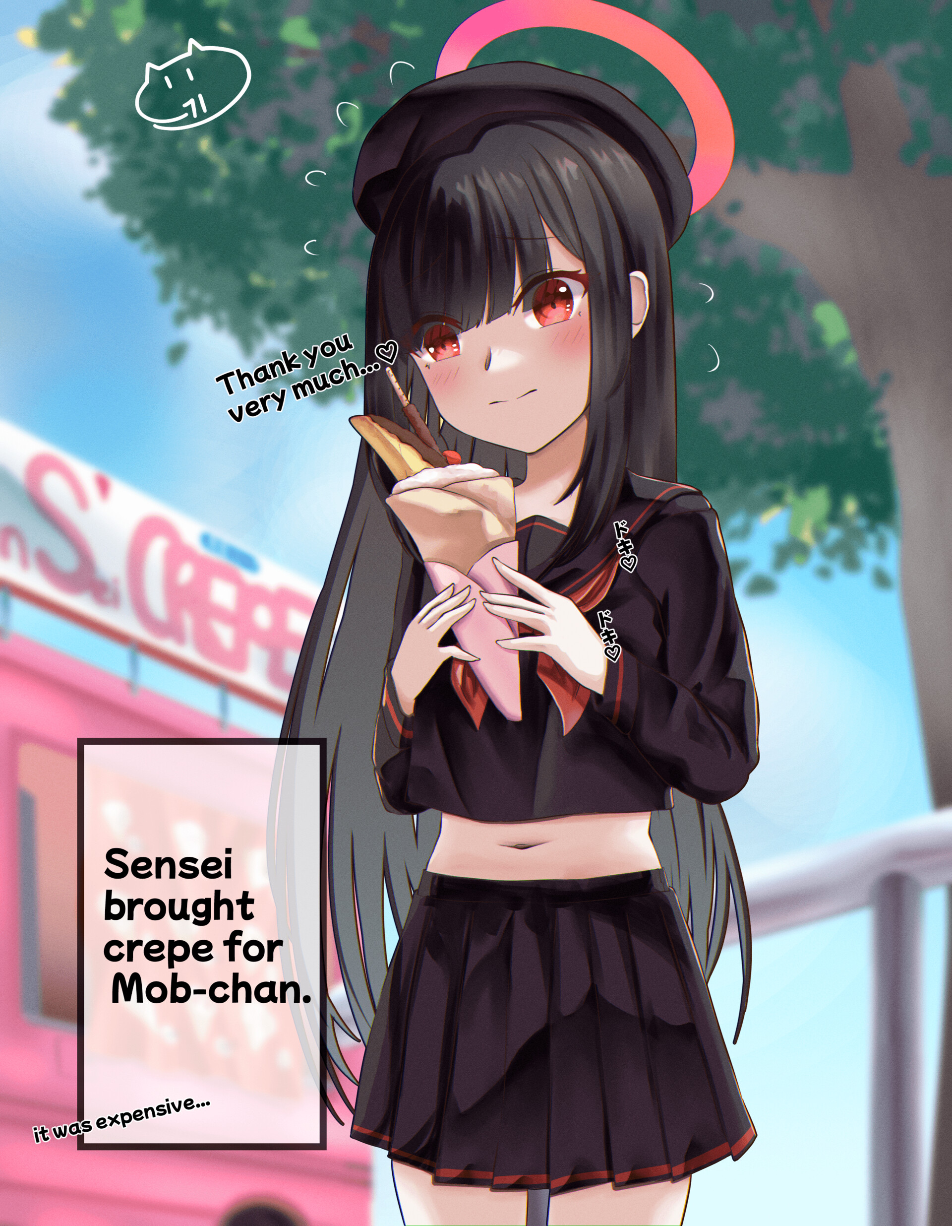 ArtStation - Mob-chan and crepe.