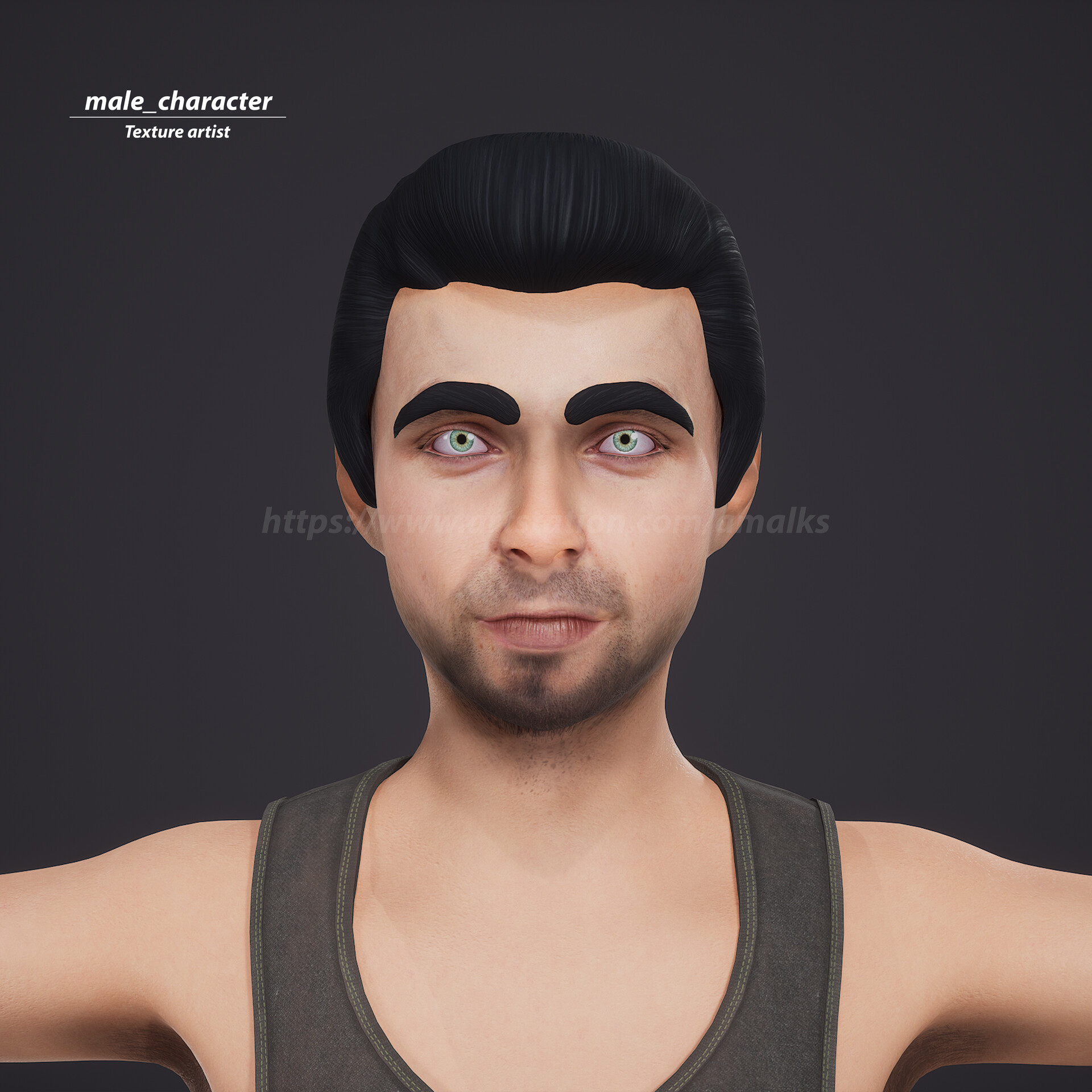 ArtStation - male_character in unreal engine 5.2