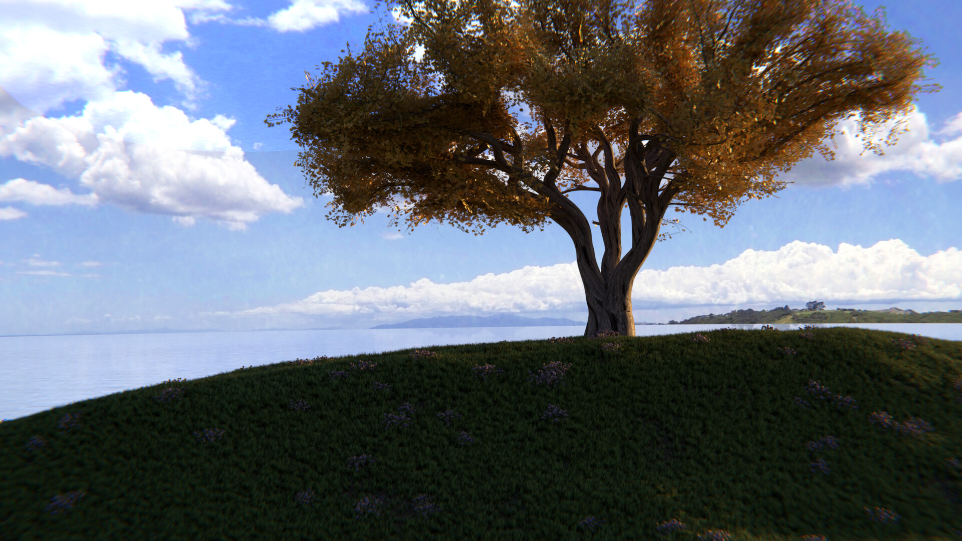 ArtStation - Island Ocean Scene