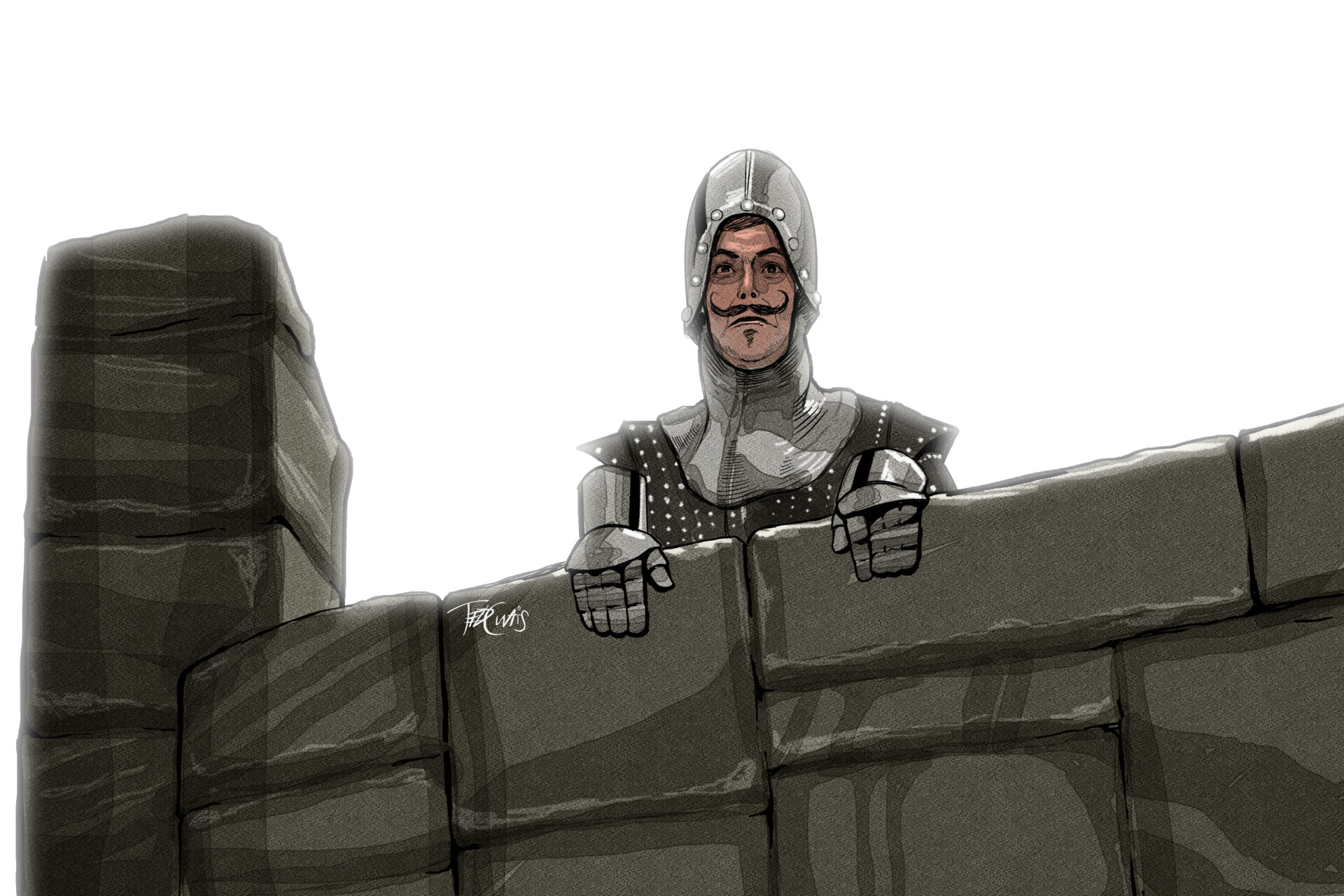 ArtStation - Inktober 2023: Day 14 - Castle