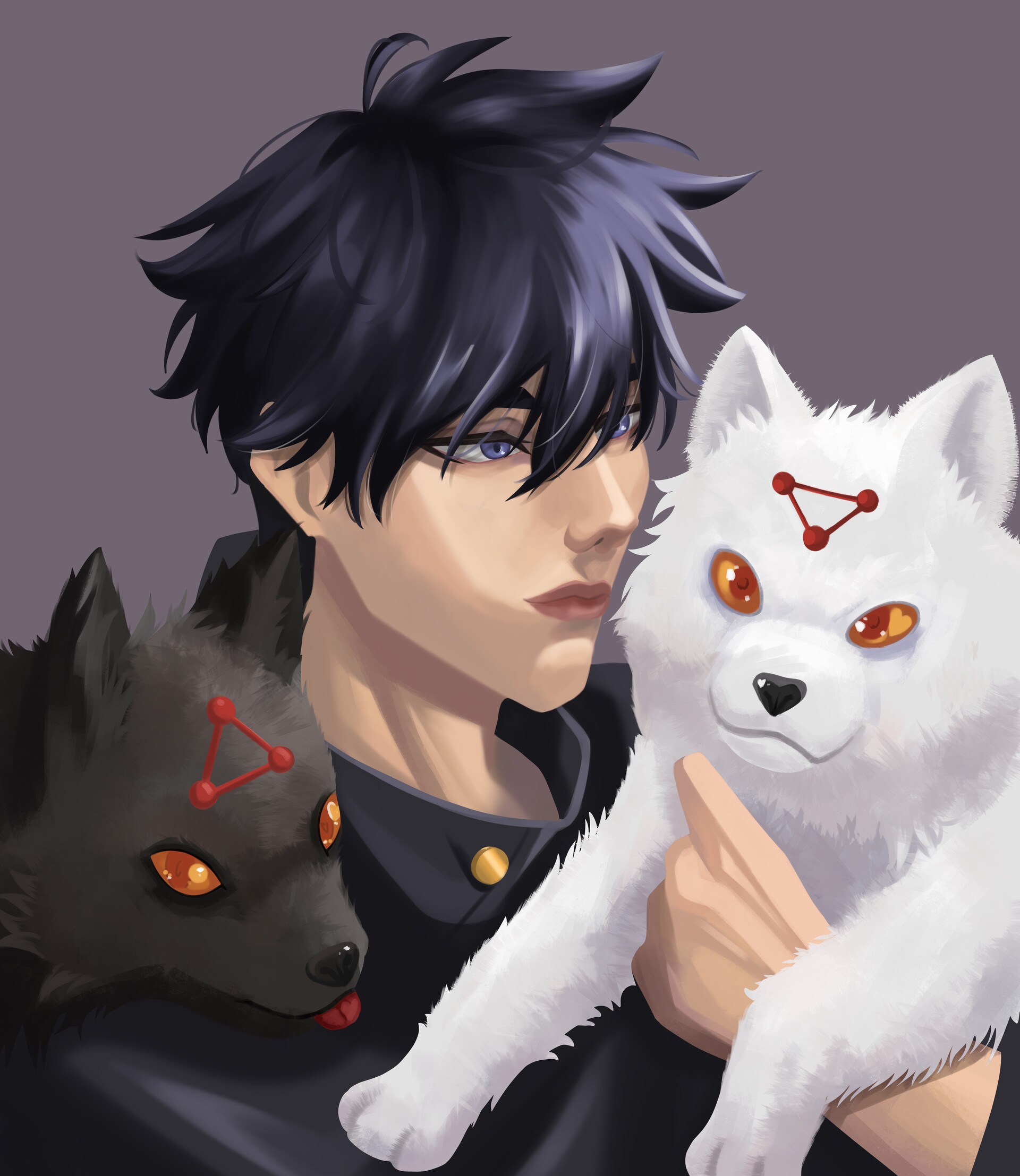 Taki - Fushiguro megumi and divine dogs