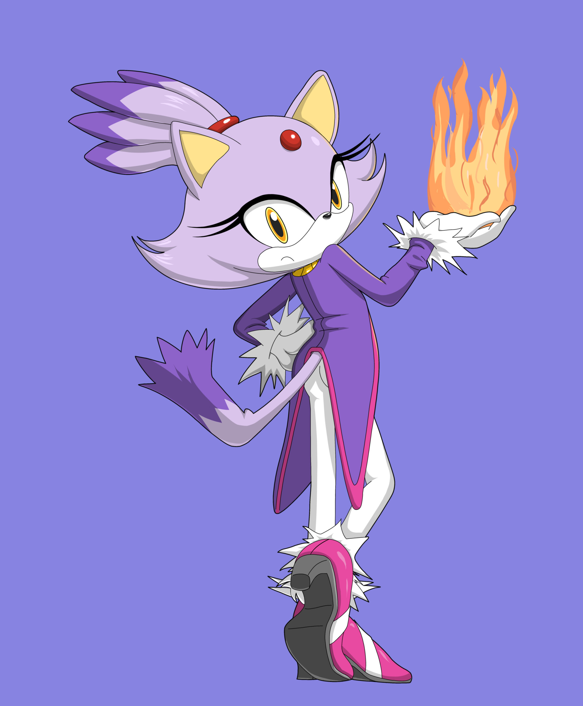 ArtStation - Blaze the Cat