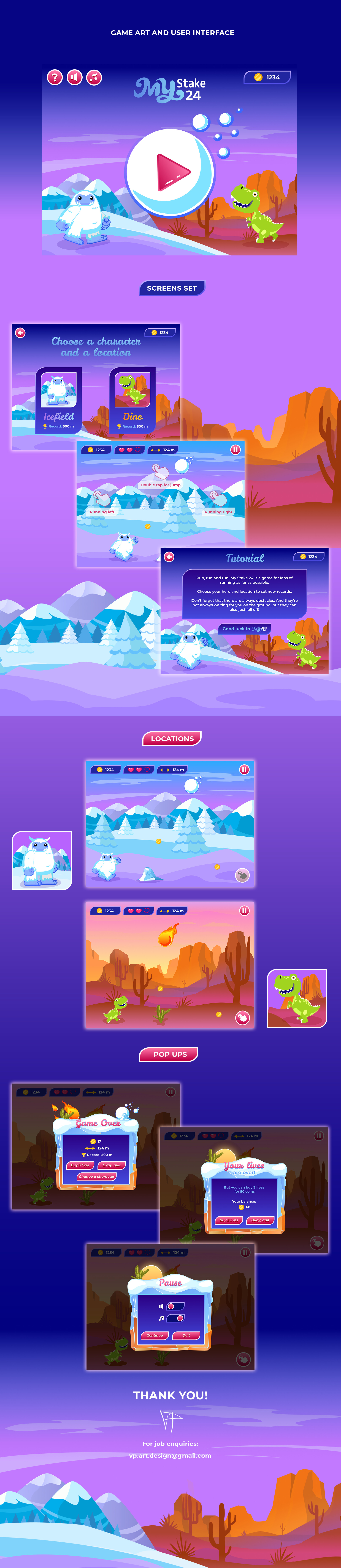 ArtStation - Game Art And User Interface For My Stake 24