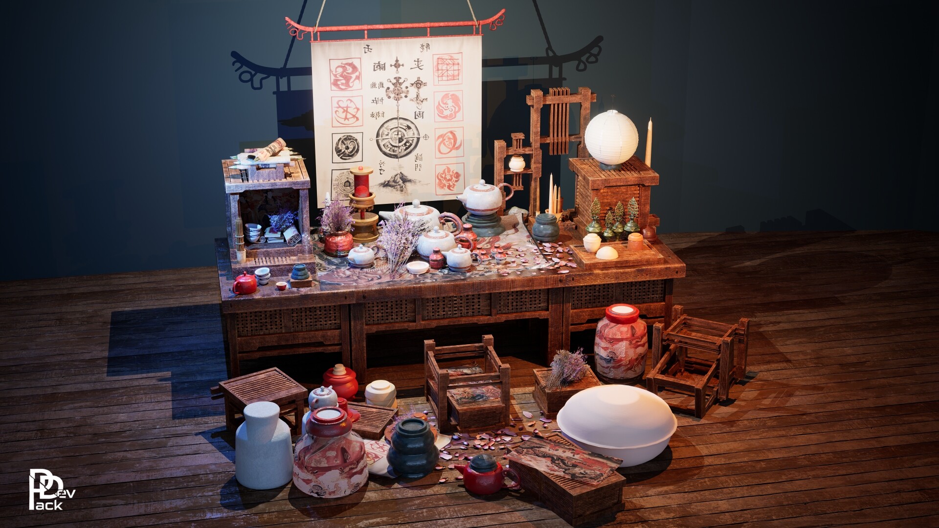 ArtStation - Chinese Props / 35+ Assets