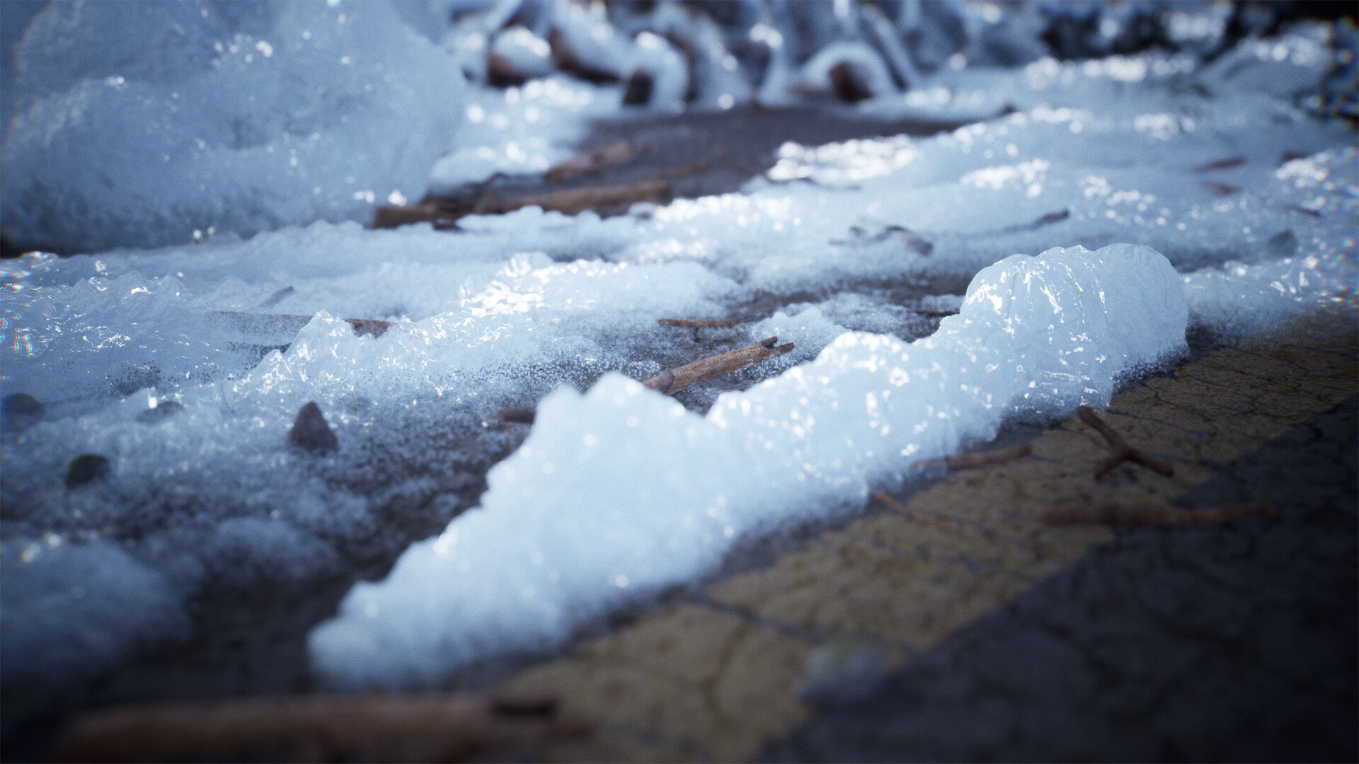 ArtStation - UE5 Snow Material