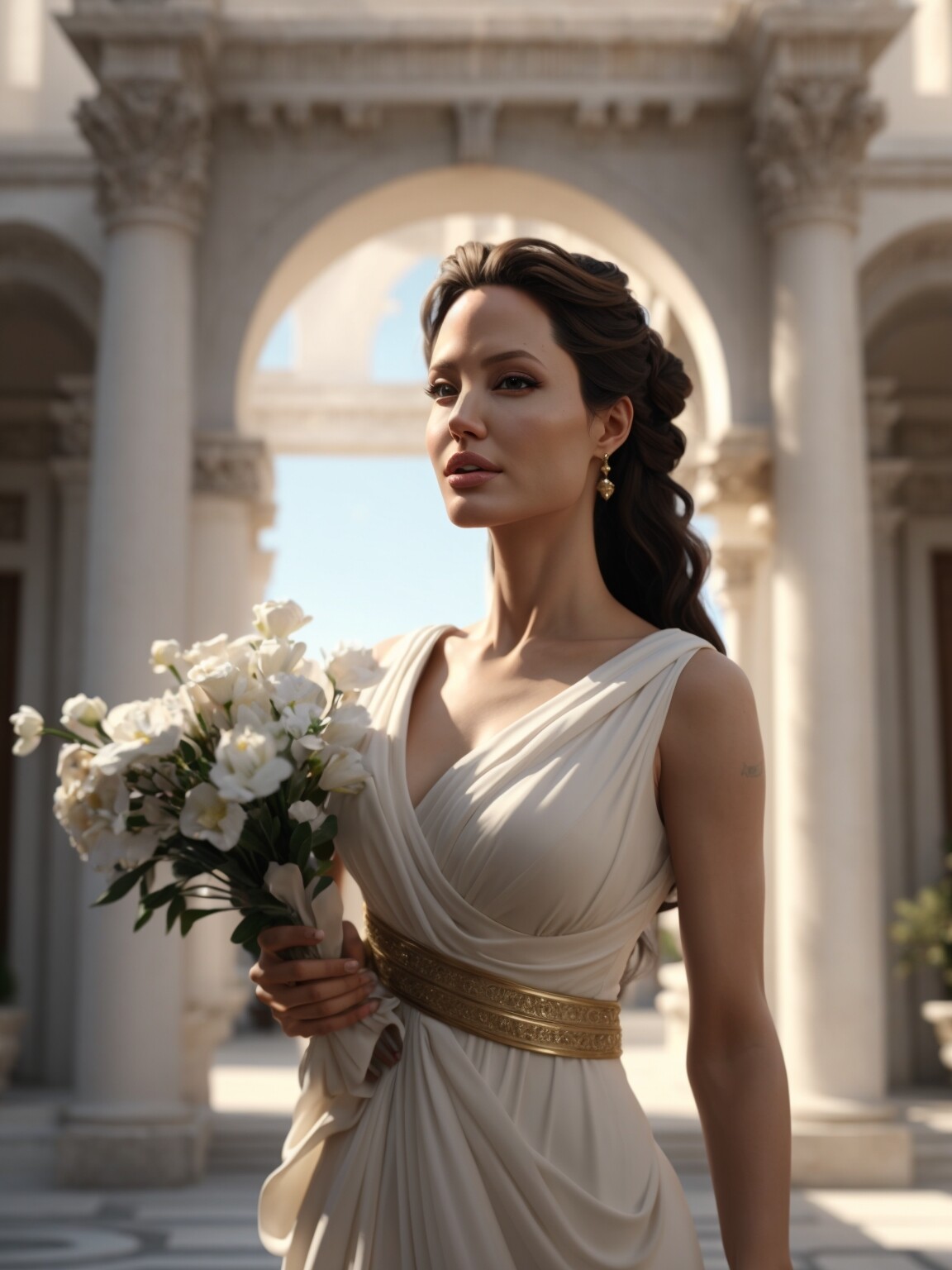 ArtStation - Angelina Jolie as a Greek mother